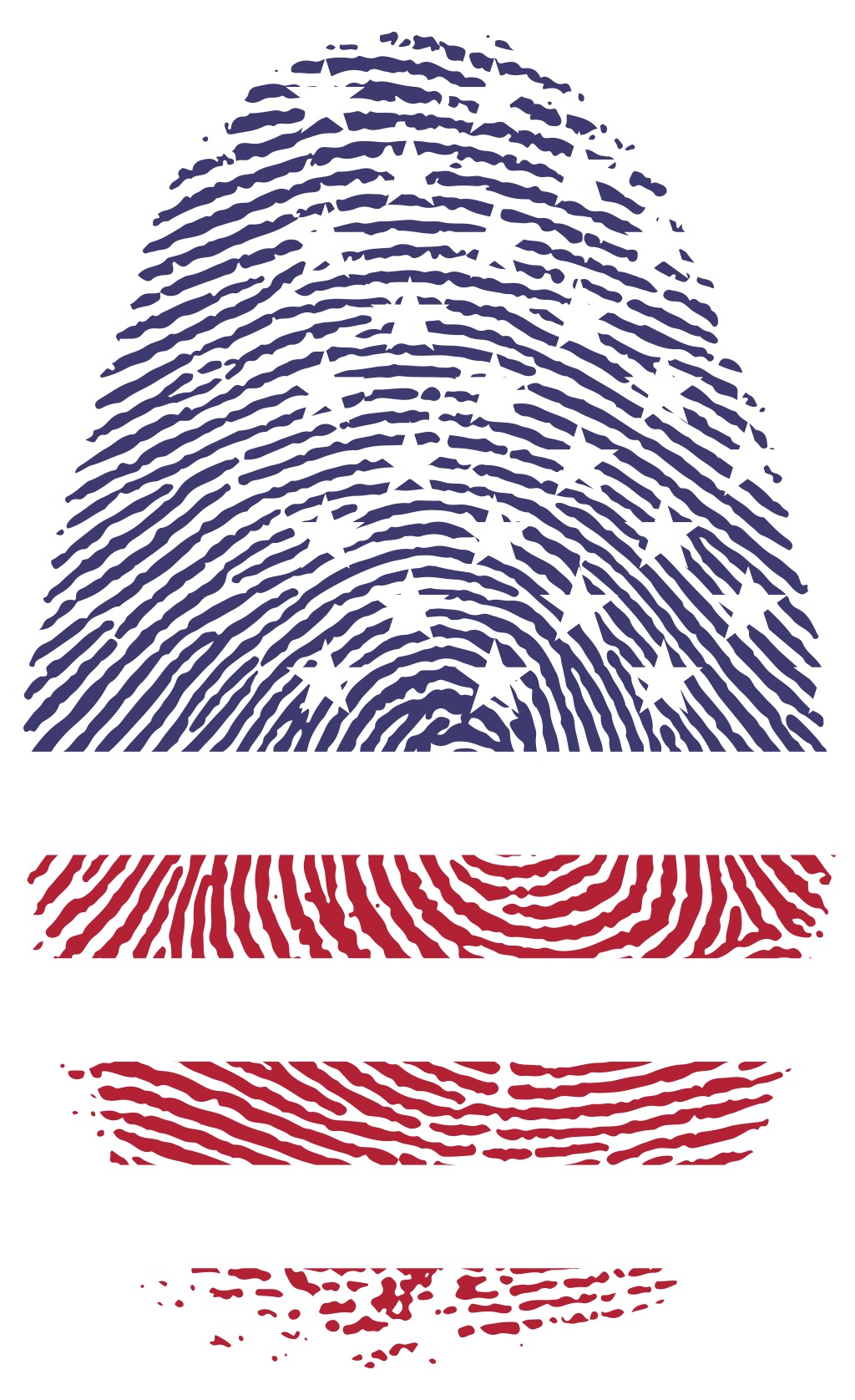 America art fingerprint flag free image download