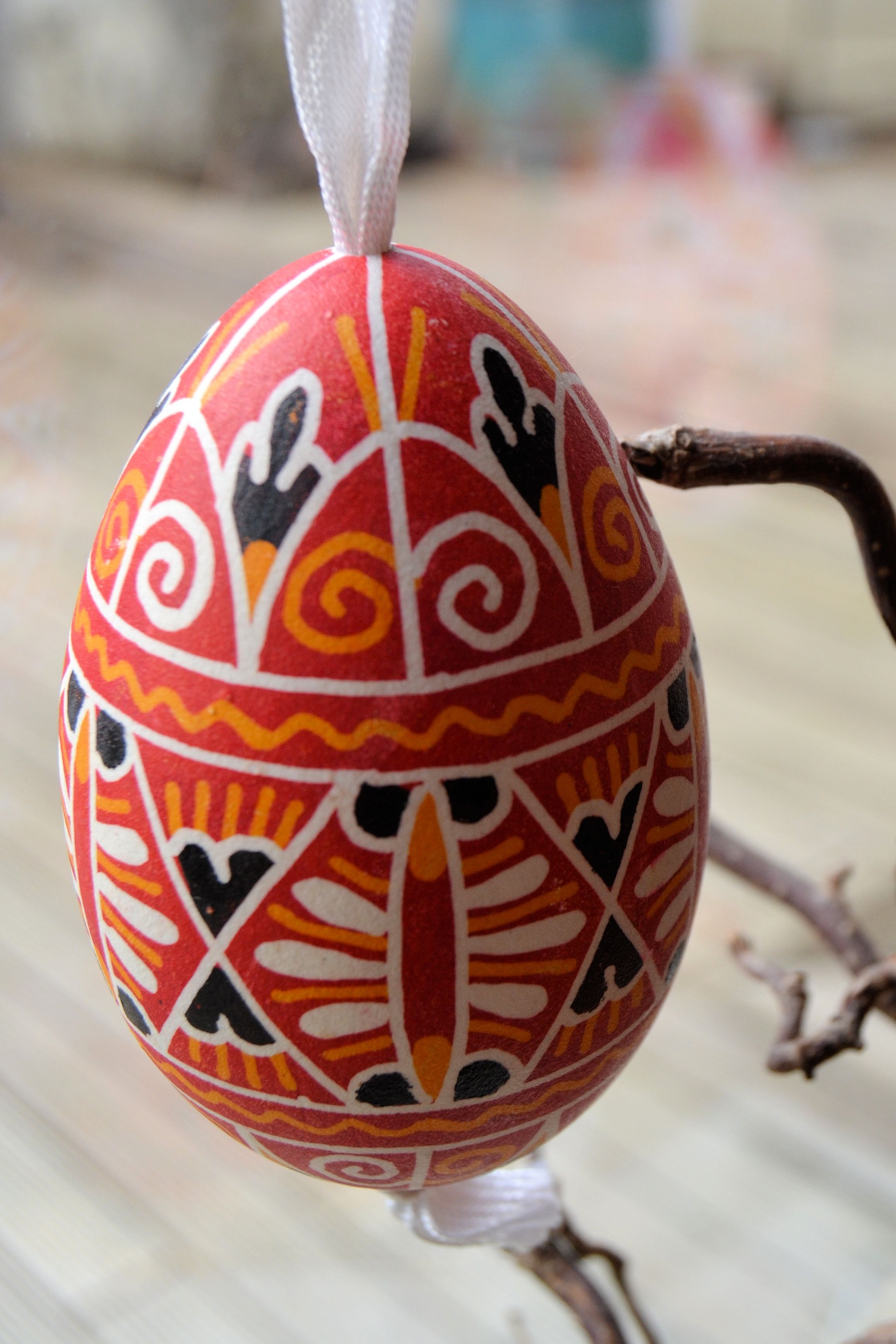 Easter Egg Deco Goose free image download