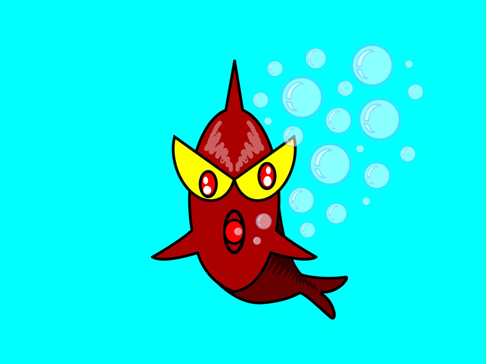 Fish drawing vector illustration free image download