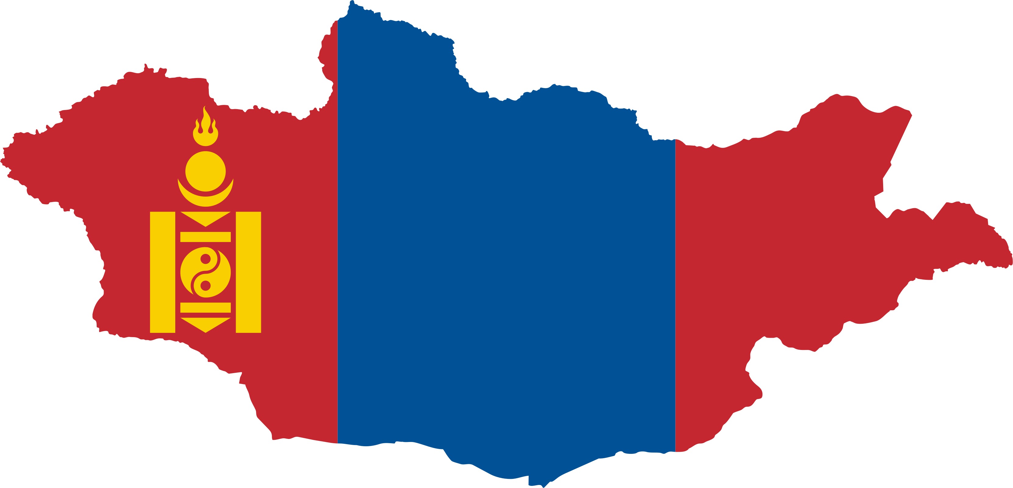 Asia borders country flag map free image download