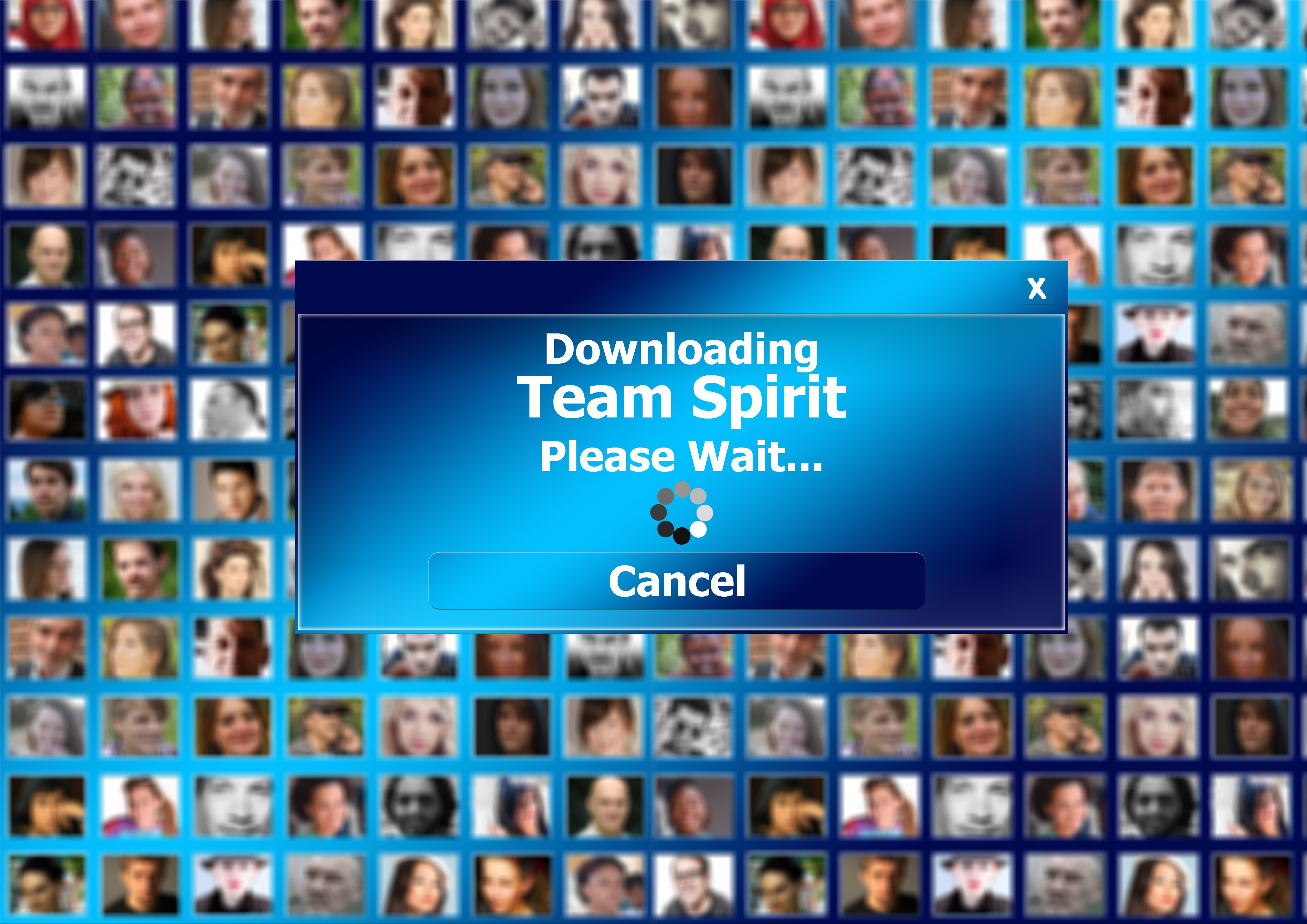 Human faces team spirit news field free image download