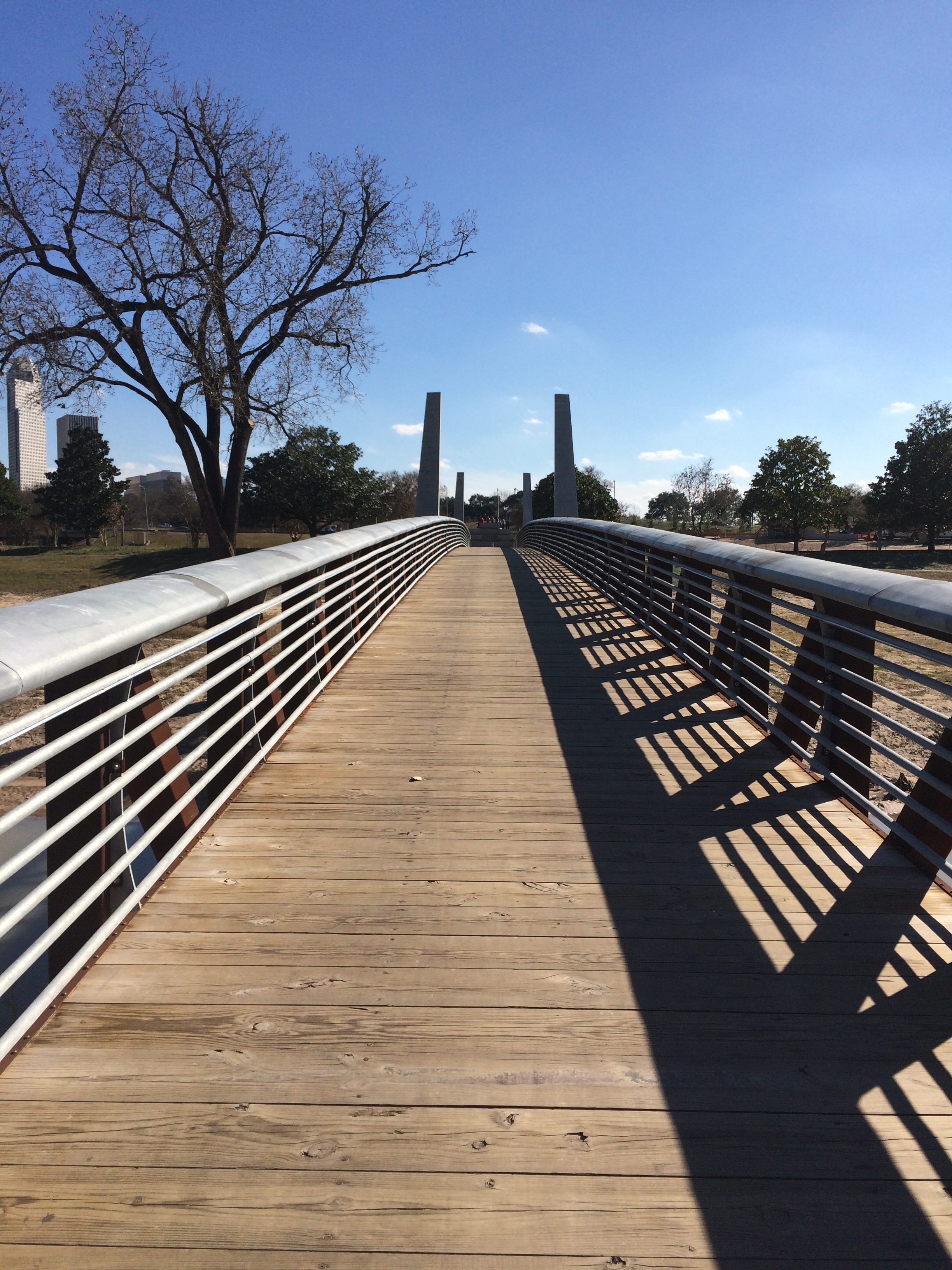 Foot Bridge Houston Buffalo Bayou free image download