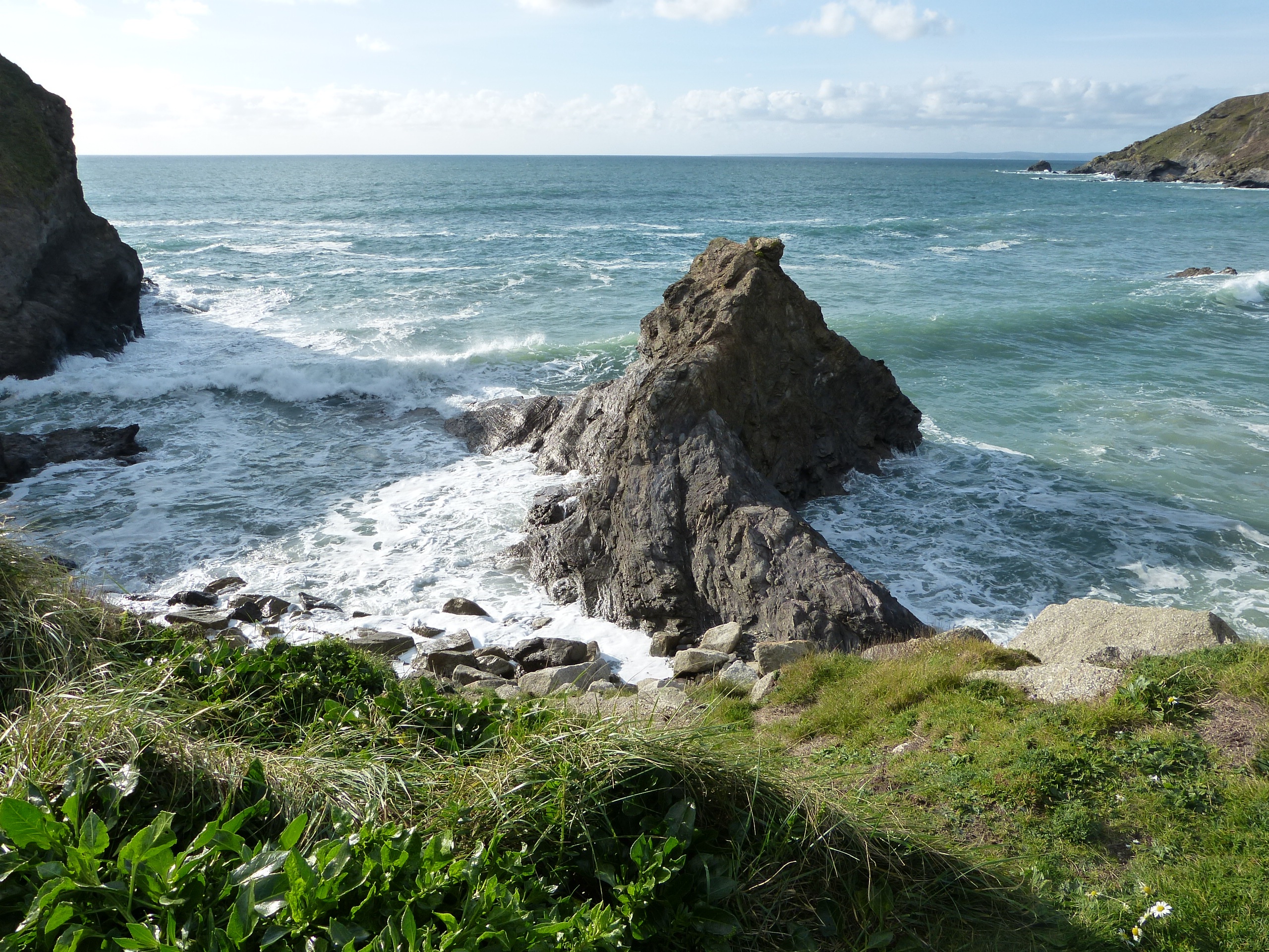 Rocks Coastline Cornwall free image download