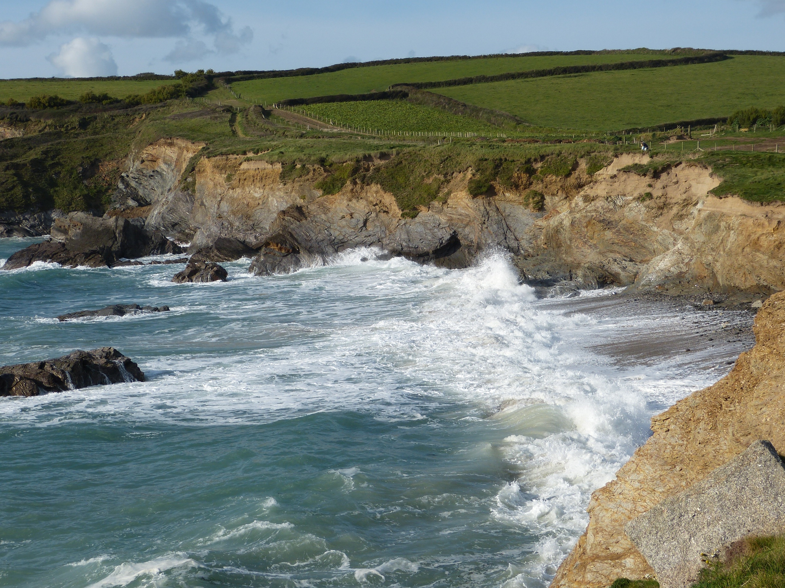 Rocks Coastline Cornwall free image download
