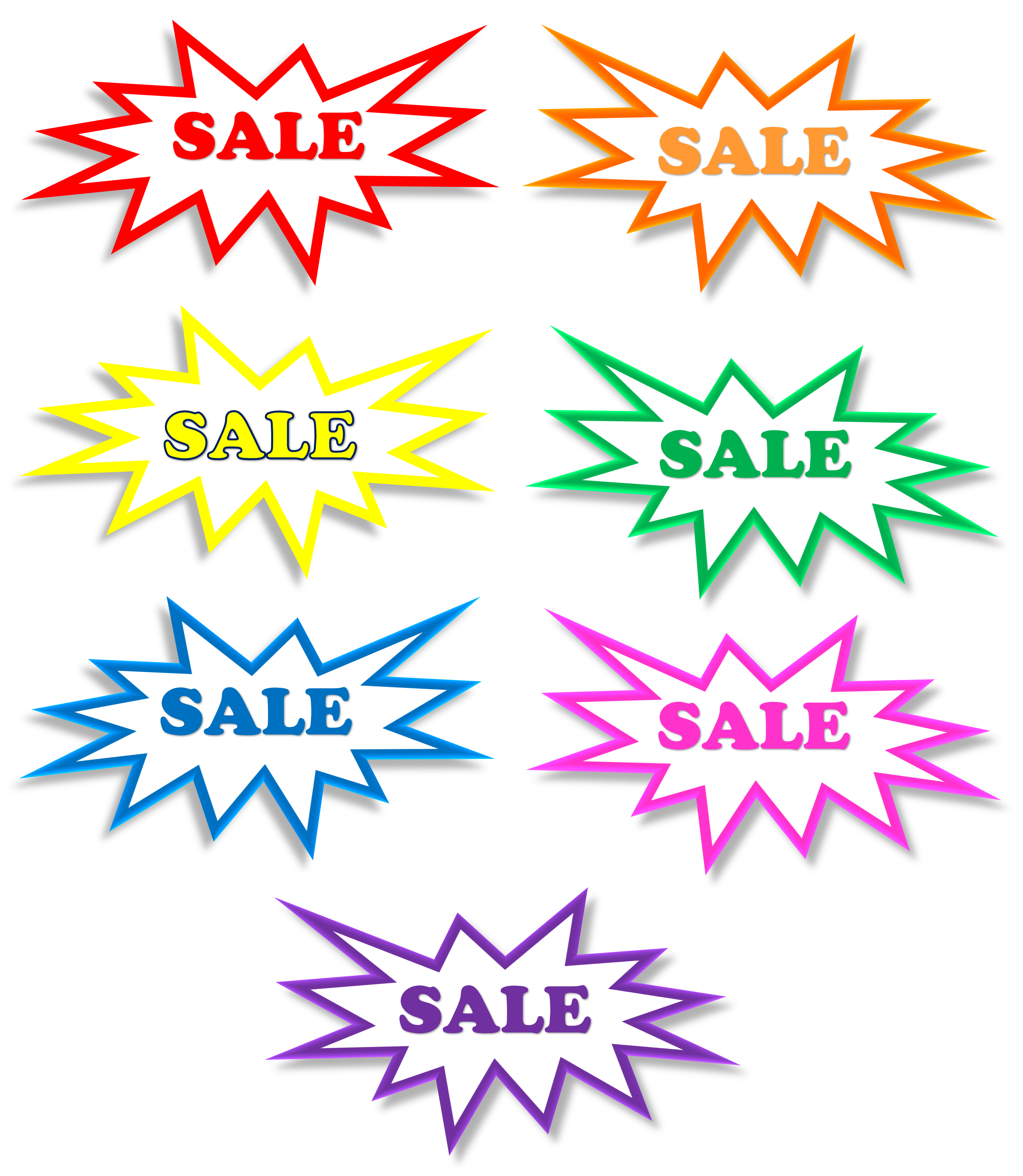 Sale star 3d bursts explosion free image download