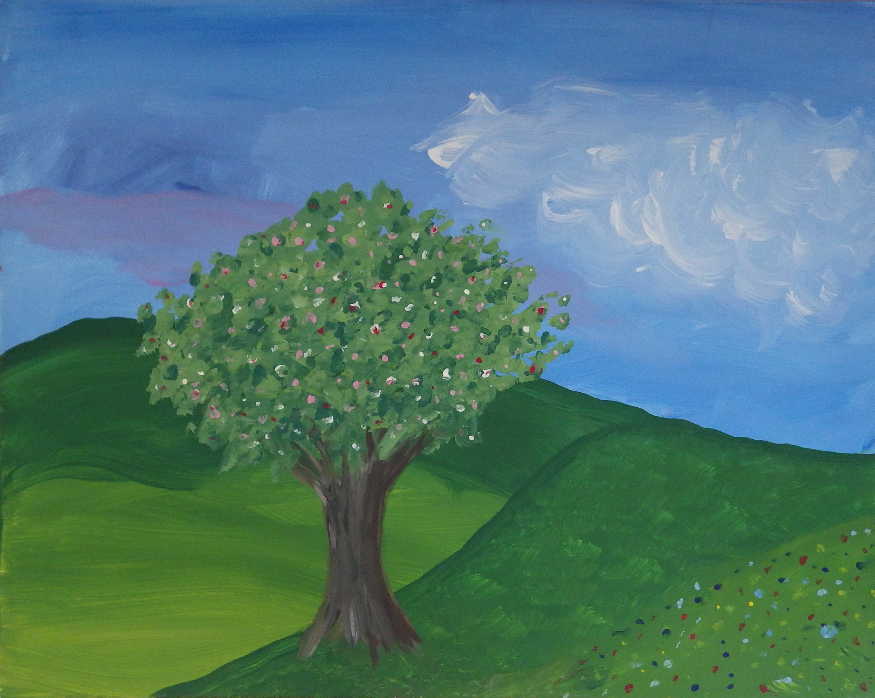 Acrylic painting own production free image download