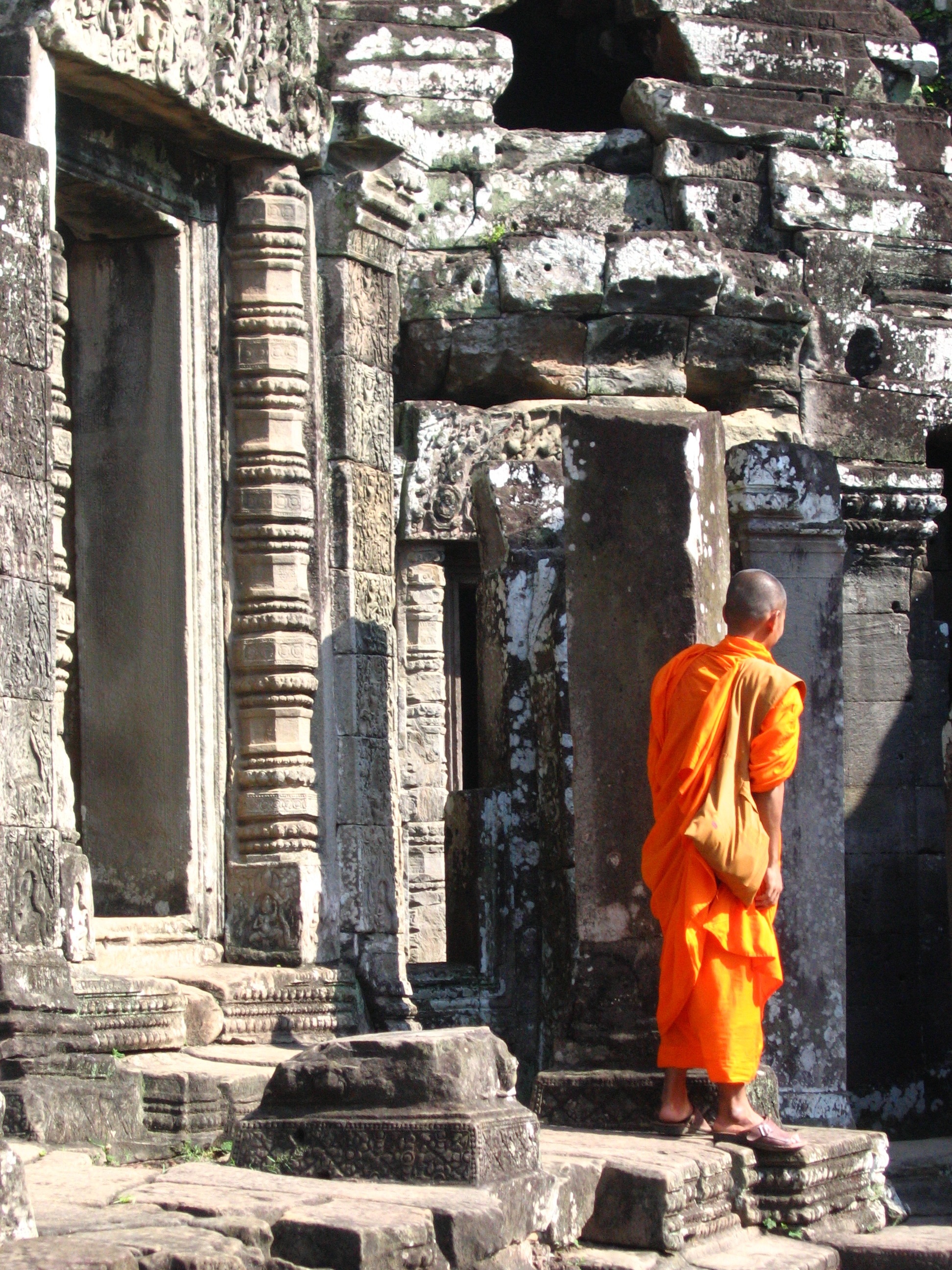 Cambodia Monk Ankor free image download