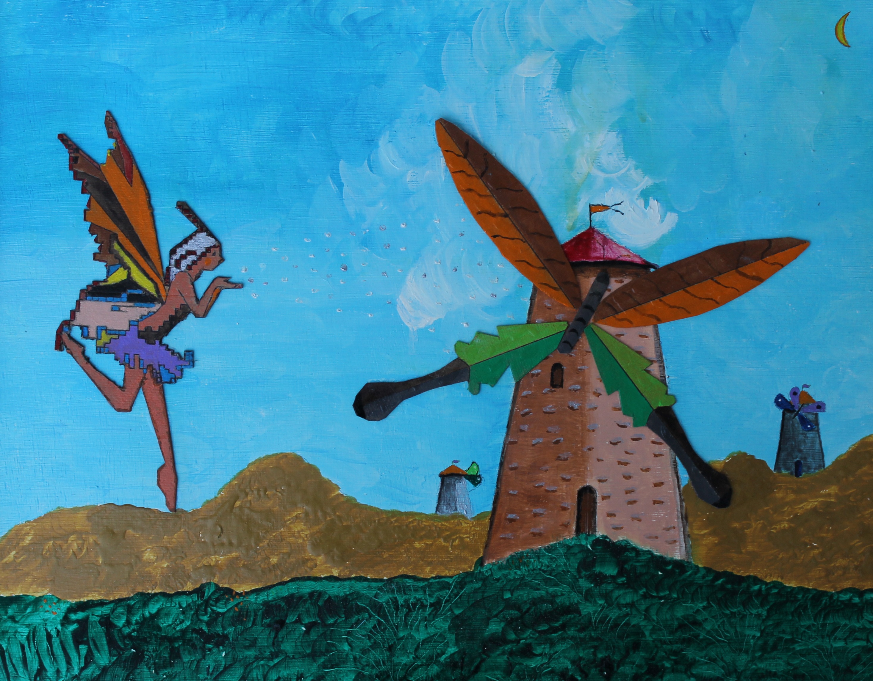 Mill wind windmill wings art free image download
