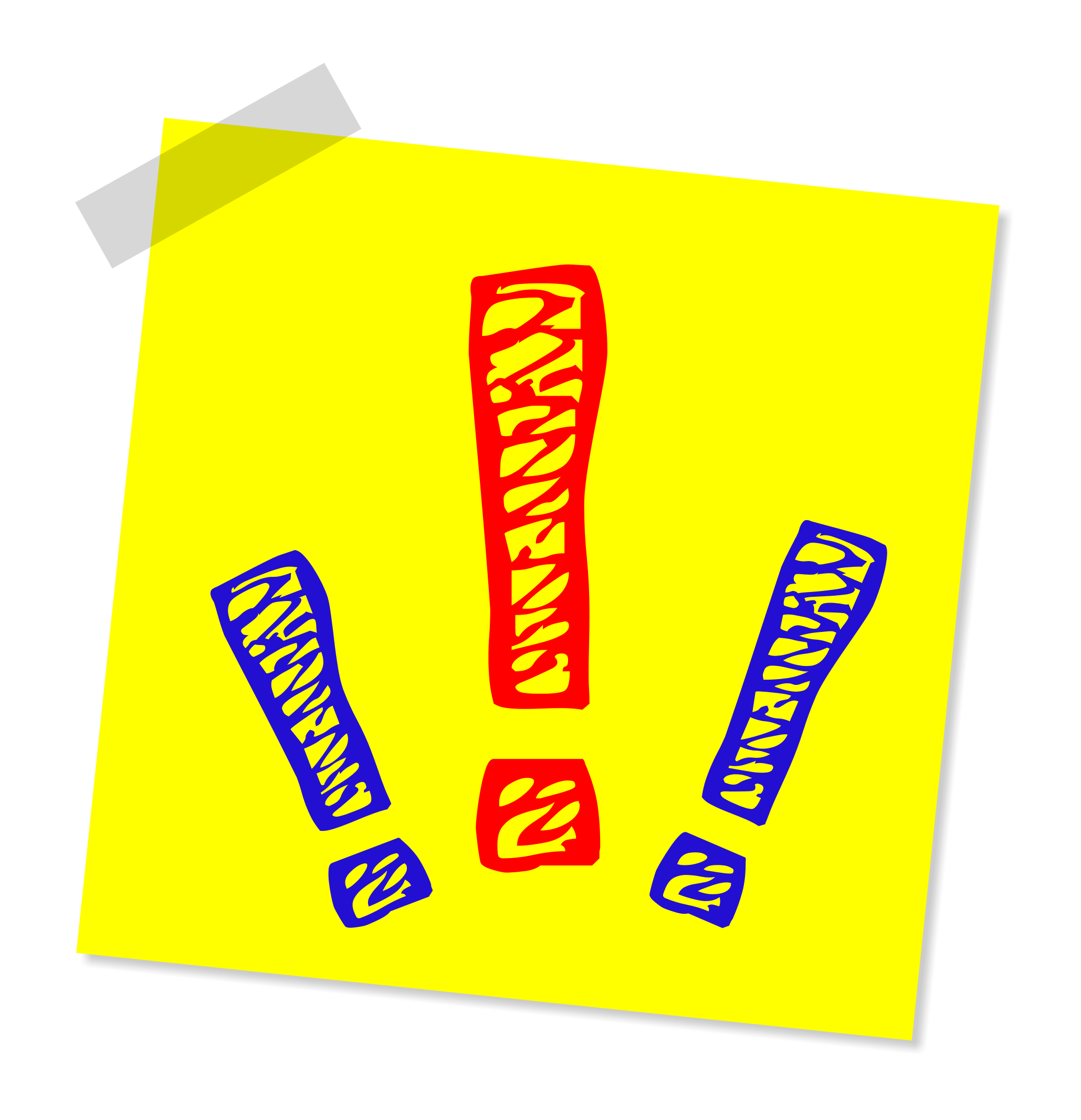 Exclamation point attention free image download