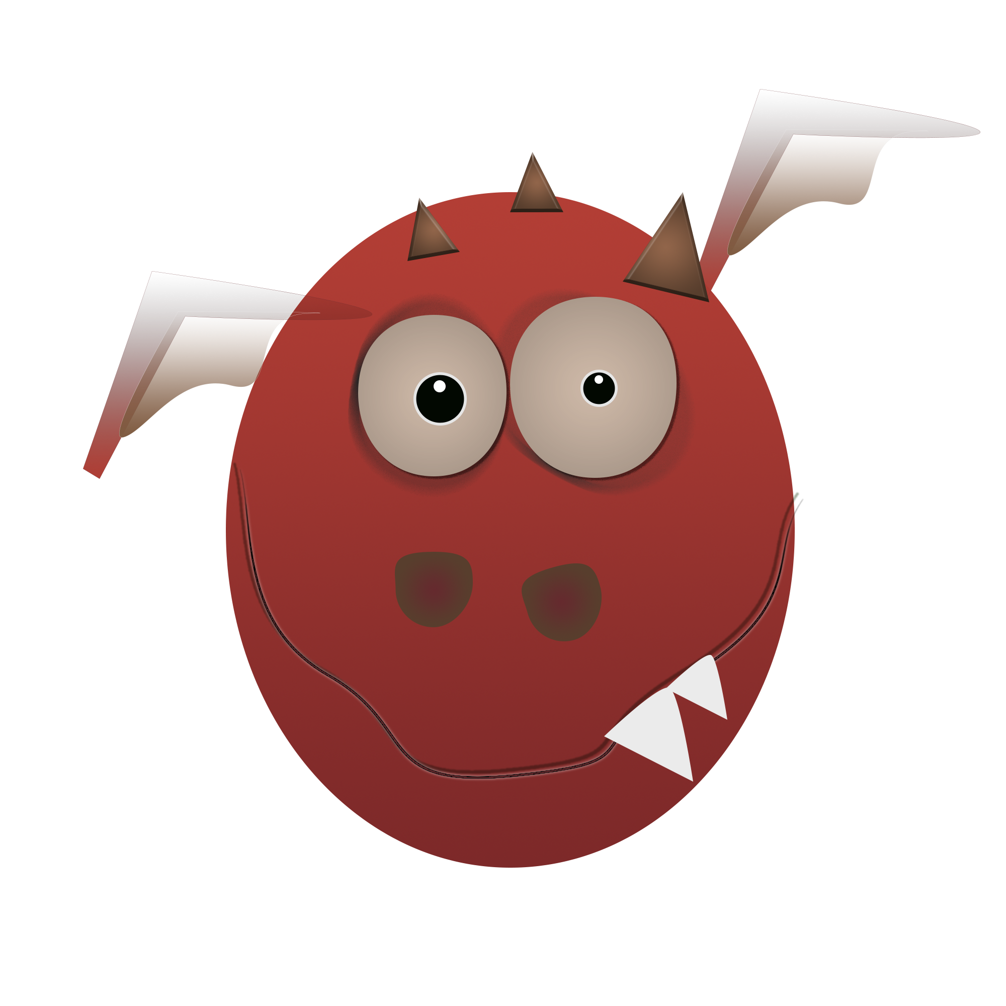 Monster orange monster cartoon free image download