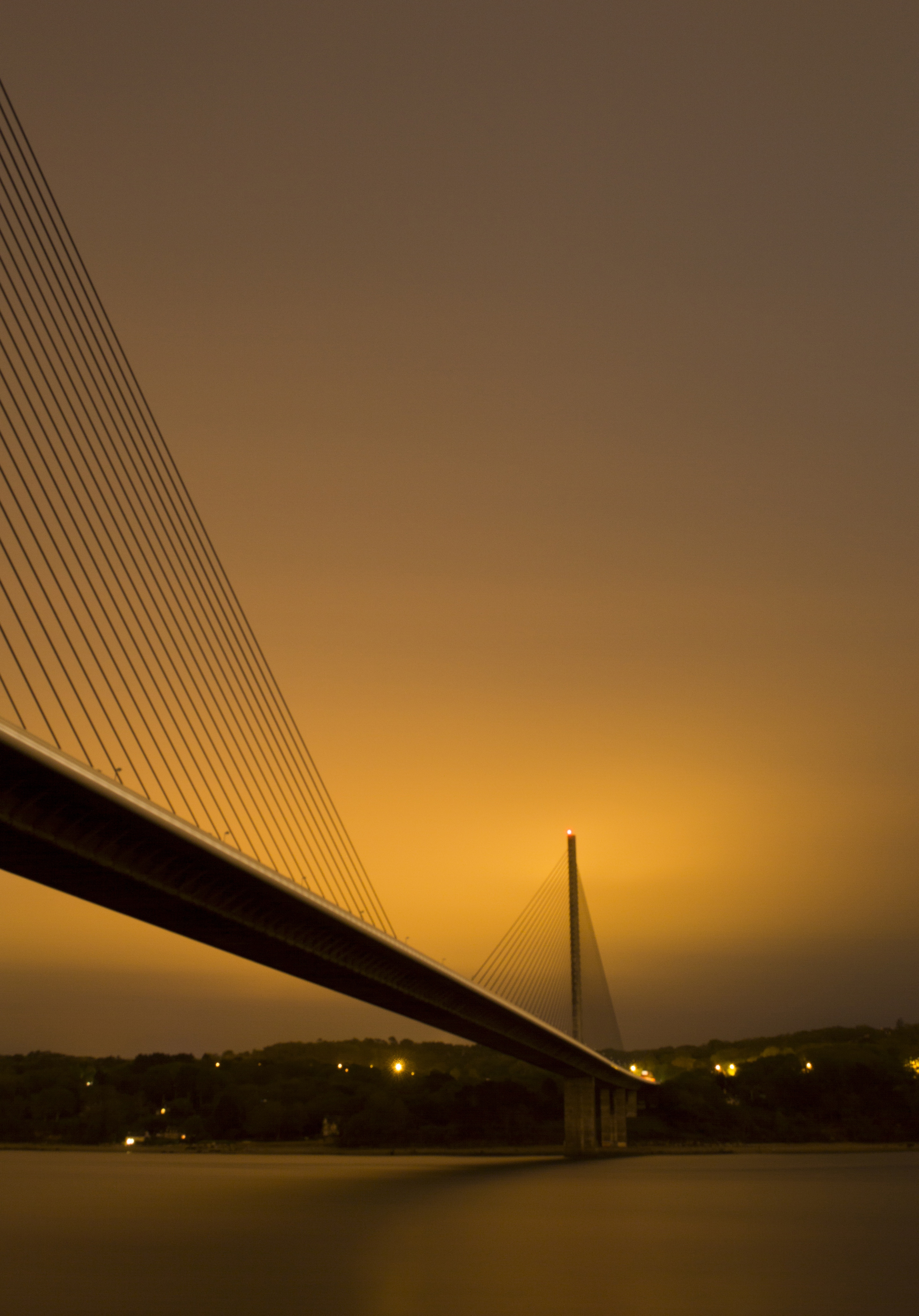 Bridge Night River free image download
