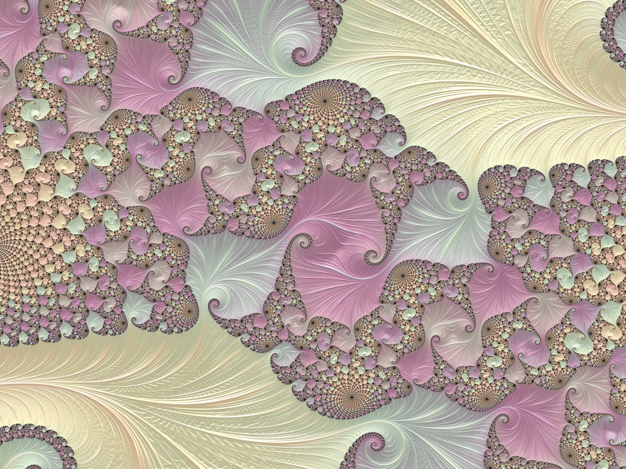 Pastels cream abstract fractal free image download