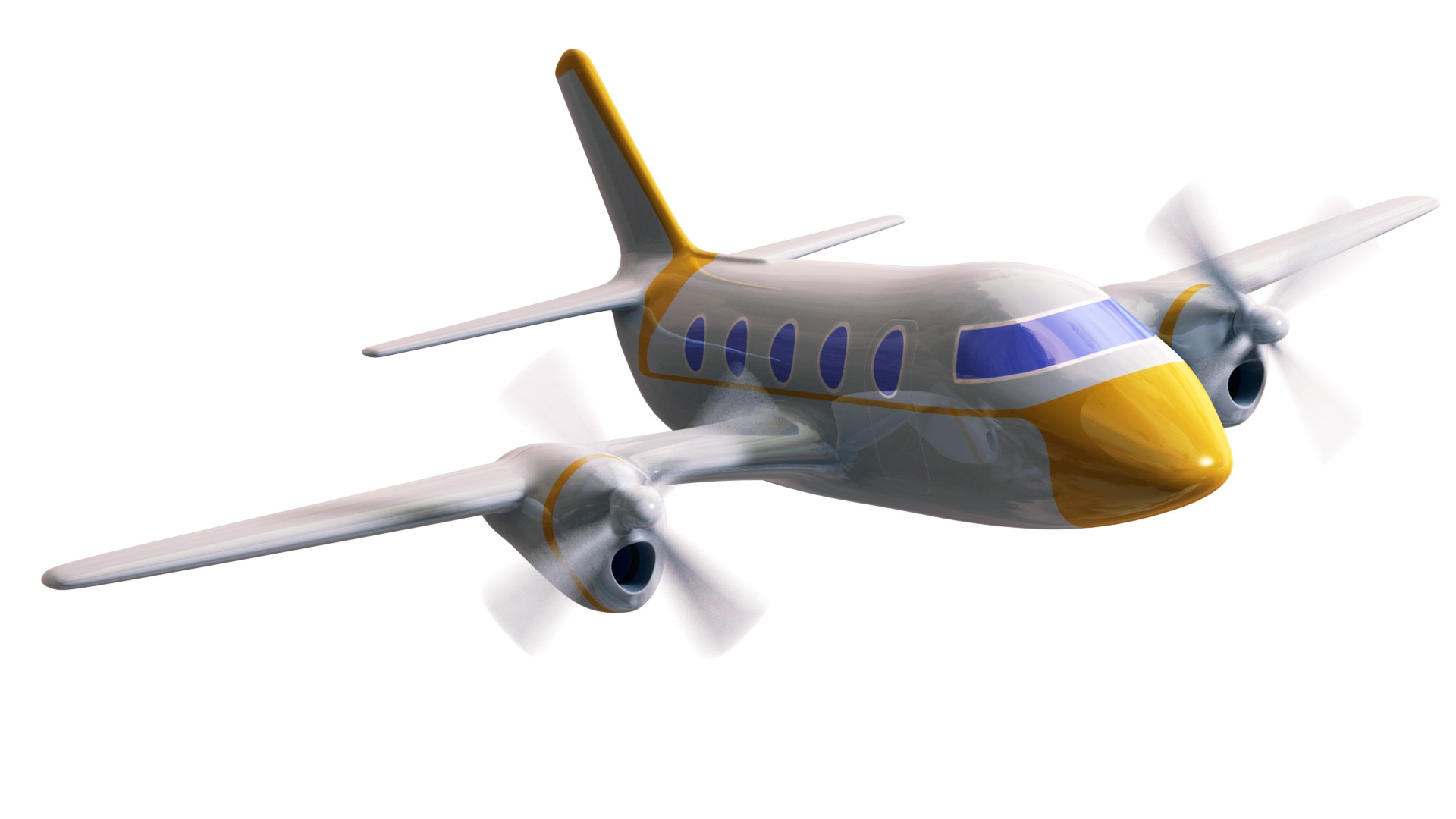 Render model 3 d reactive plane free image download