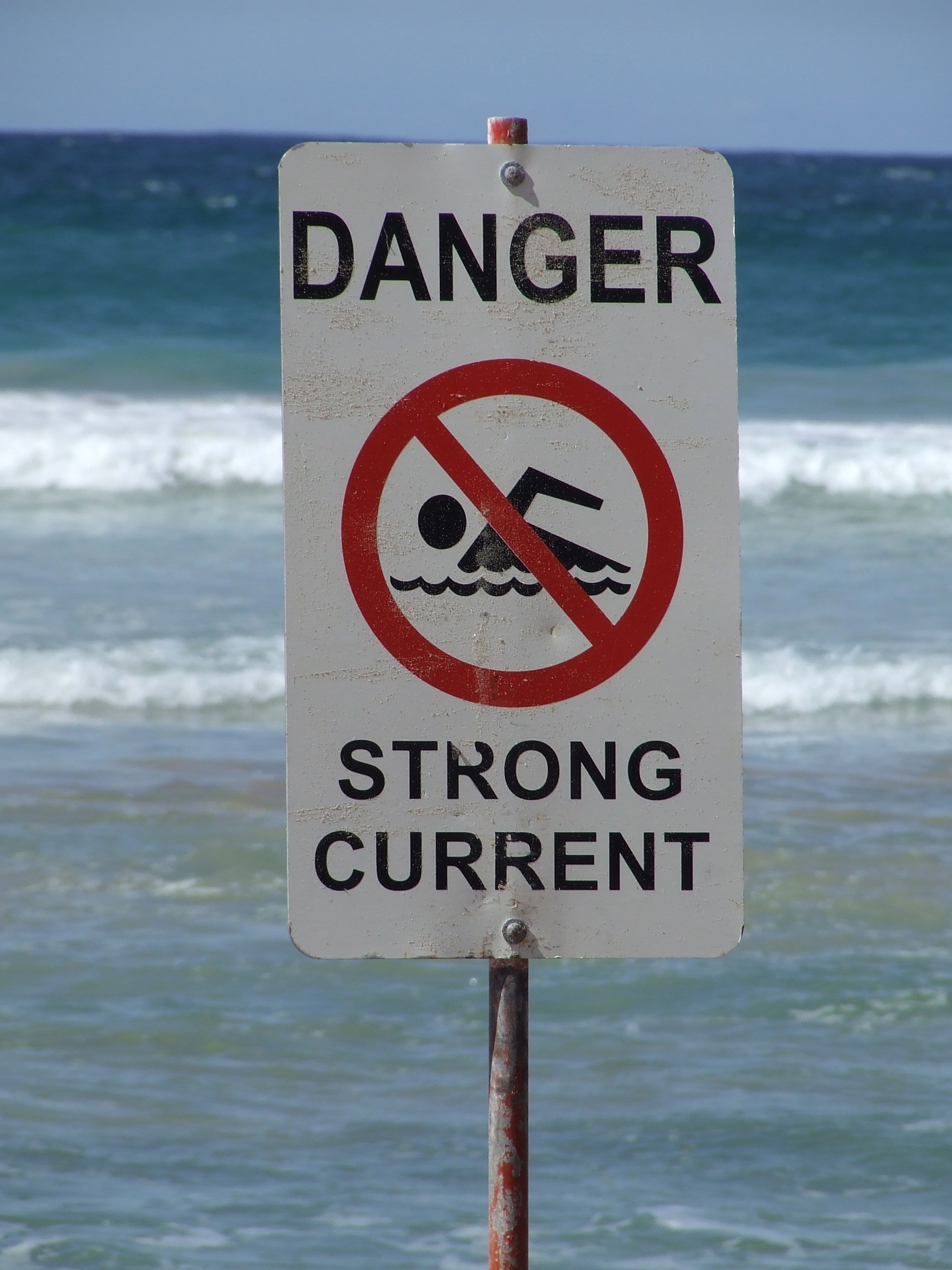 Sign Danger Surf free image download
