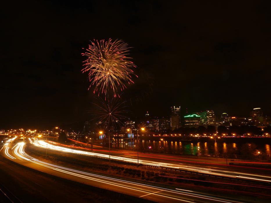 Portland Fireworks Night free image download
