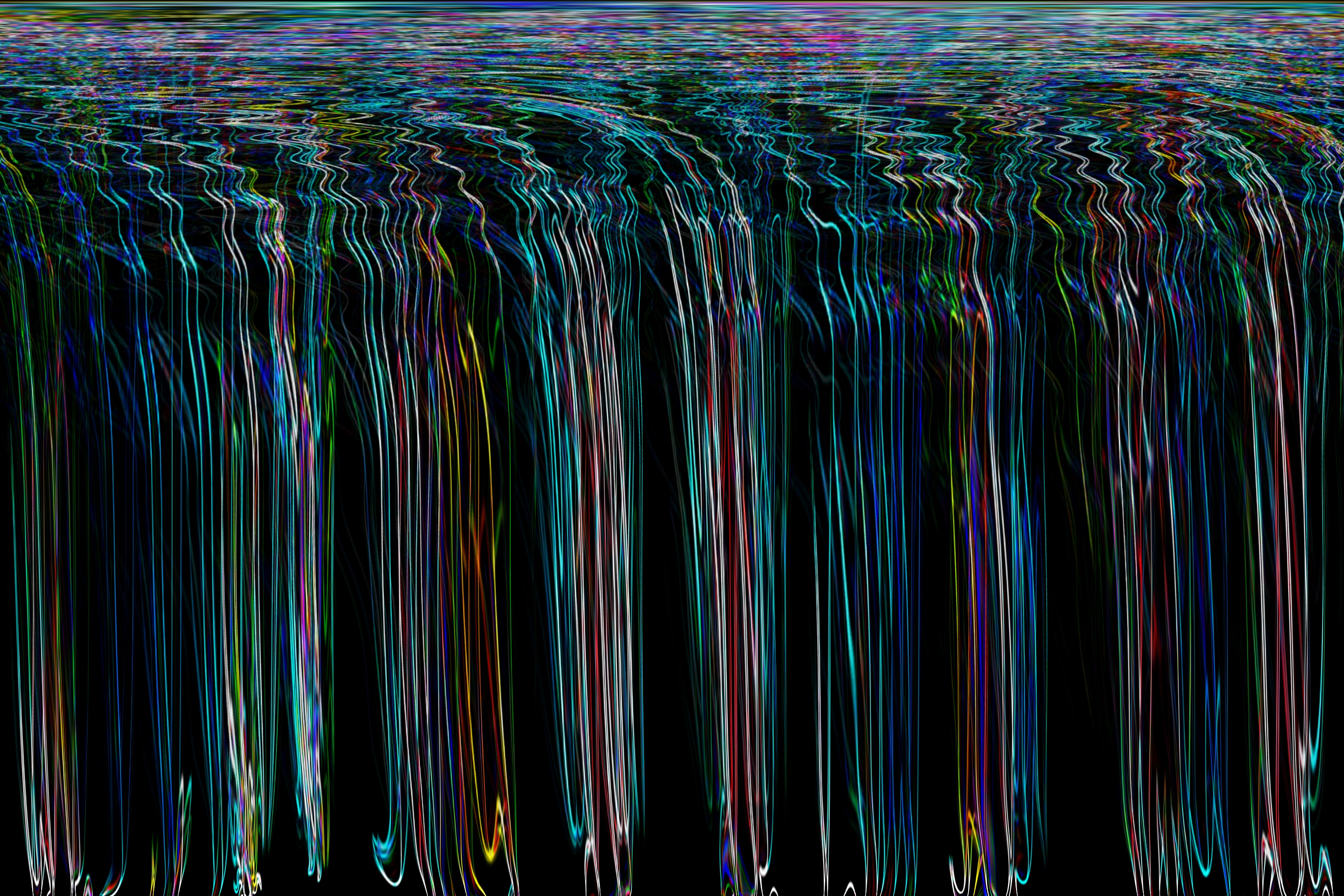 Abstract waterfall lights free image download