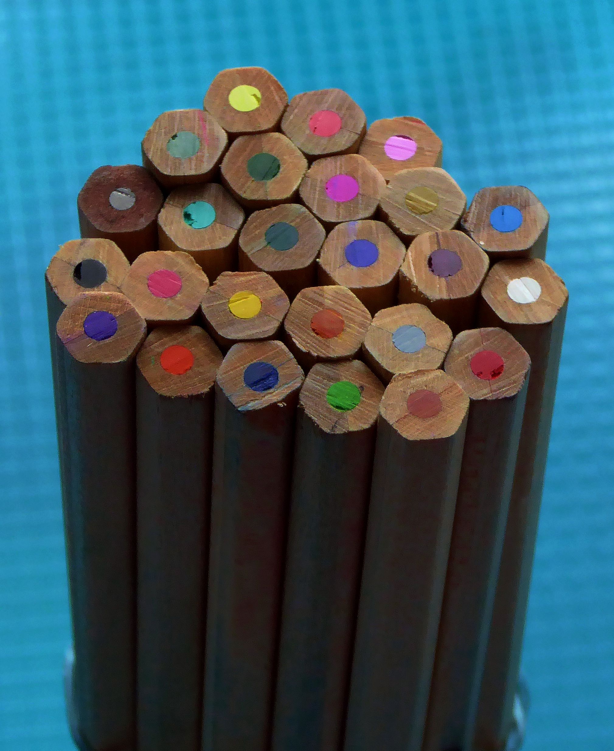 Wood Colored Pencils tools free image download