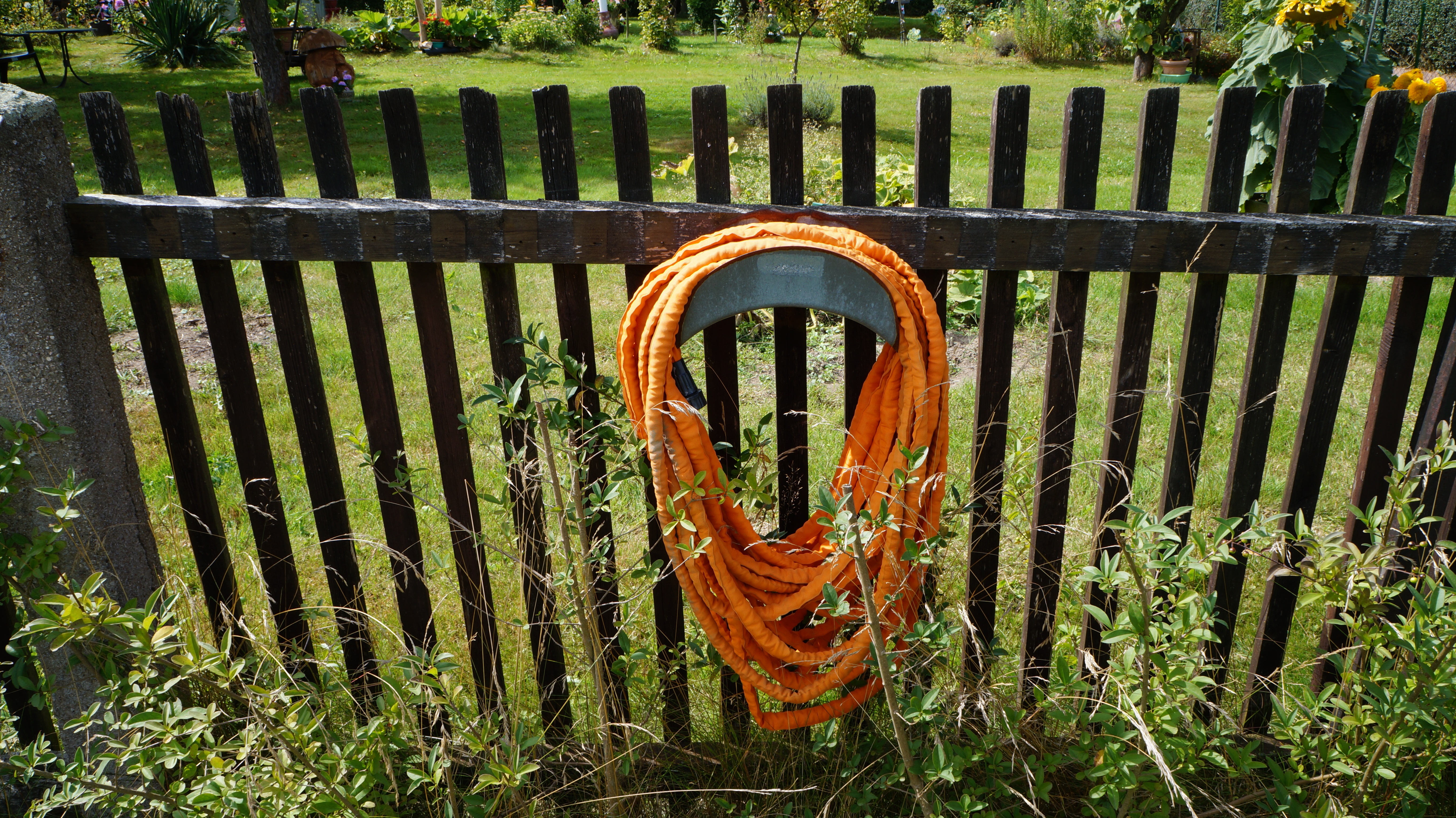 Garden Hose Fence free image download