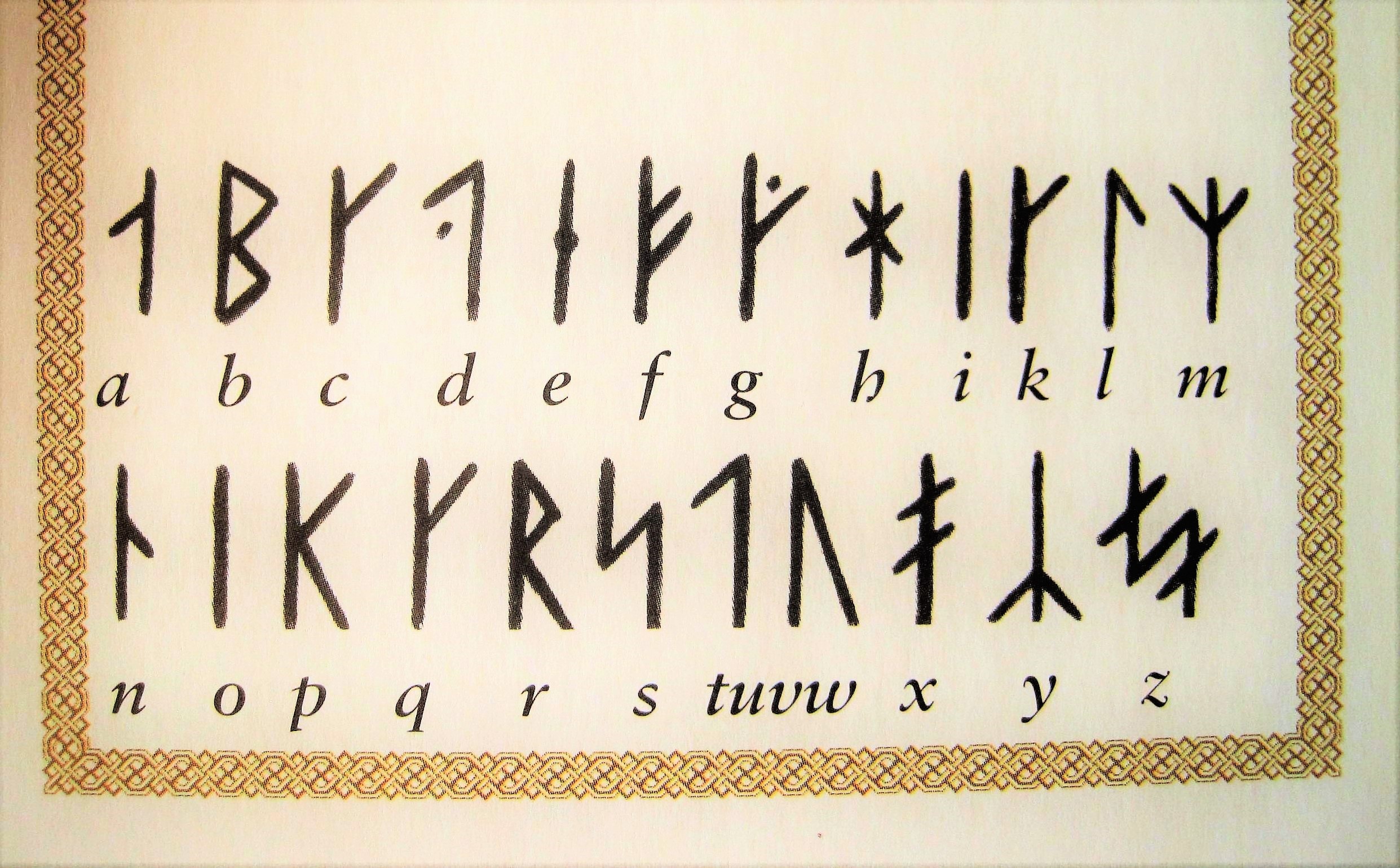 Runic Scripture free image download