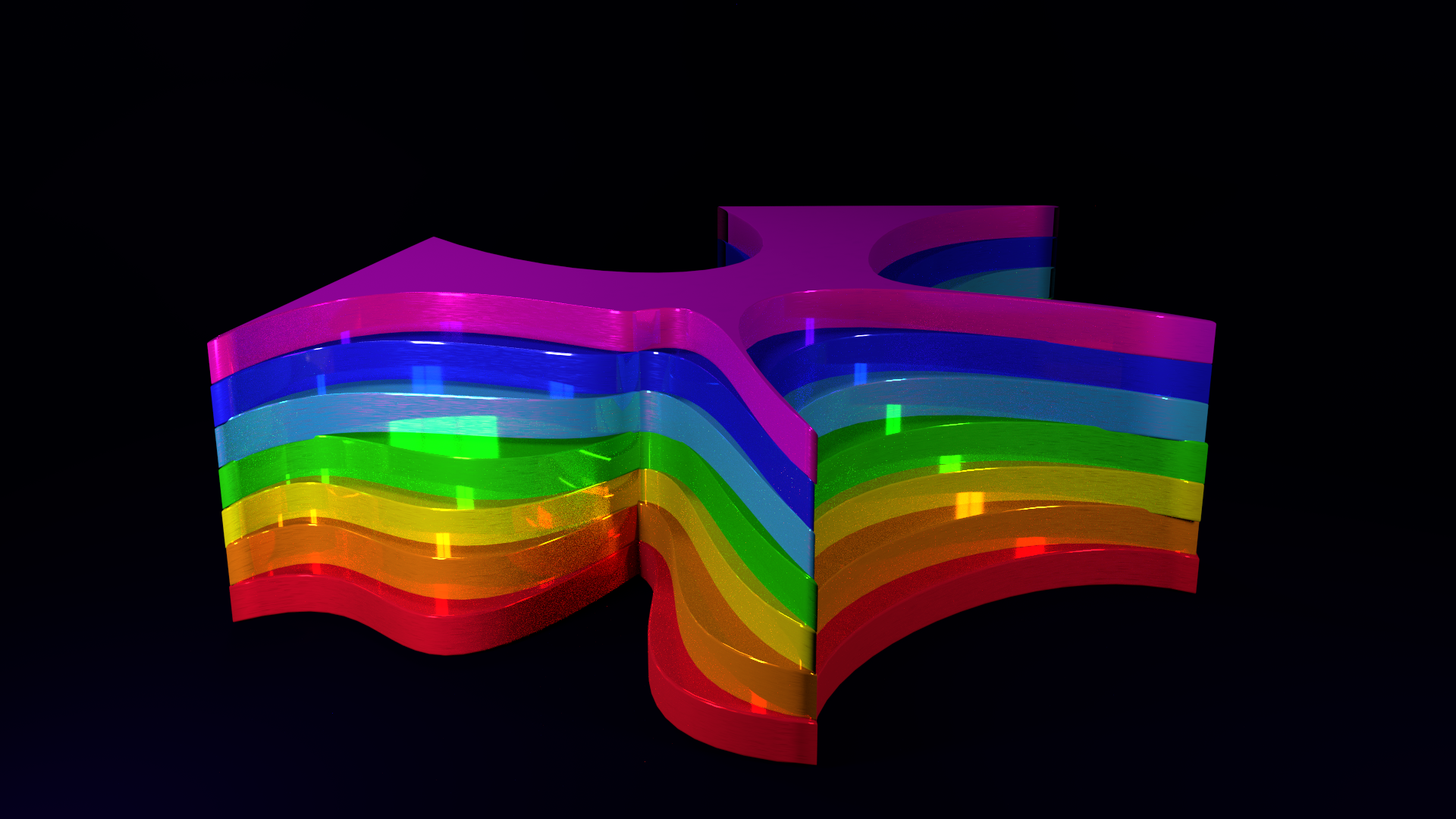 The colors of the rainbow 3d free image download