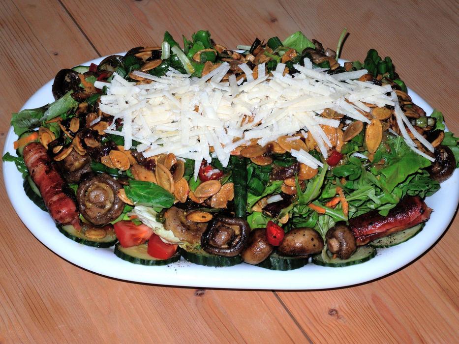 Salad Mushrooms Rocket free image download