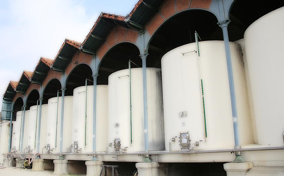 White barrels on the farm free image download