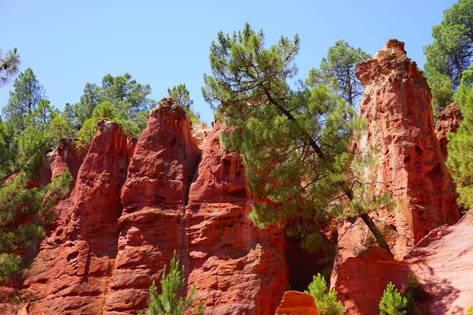 Ocher Rocks Rock Roussillon free image download
