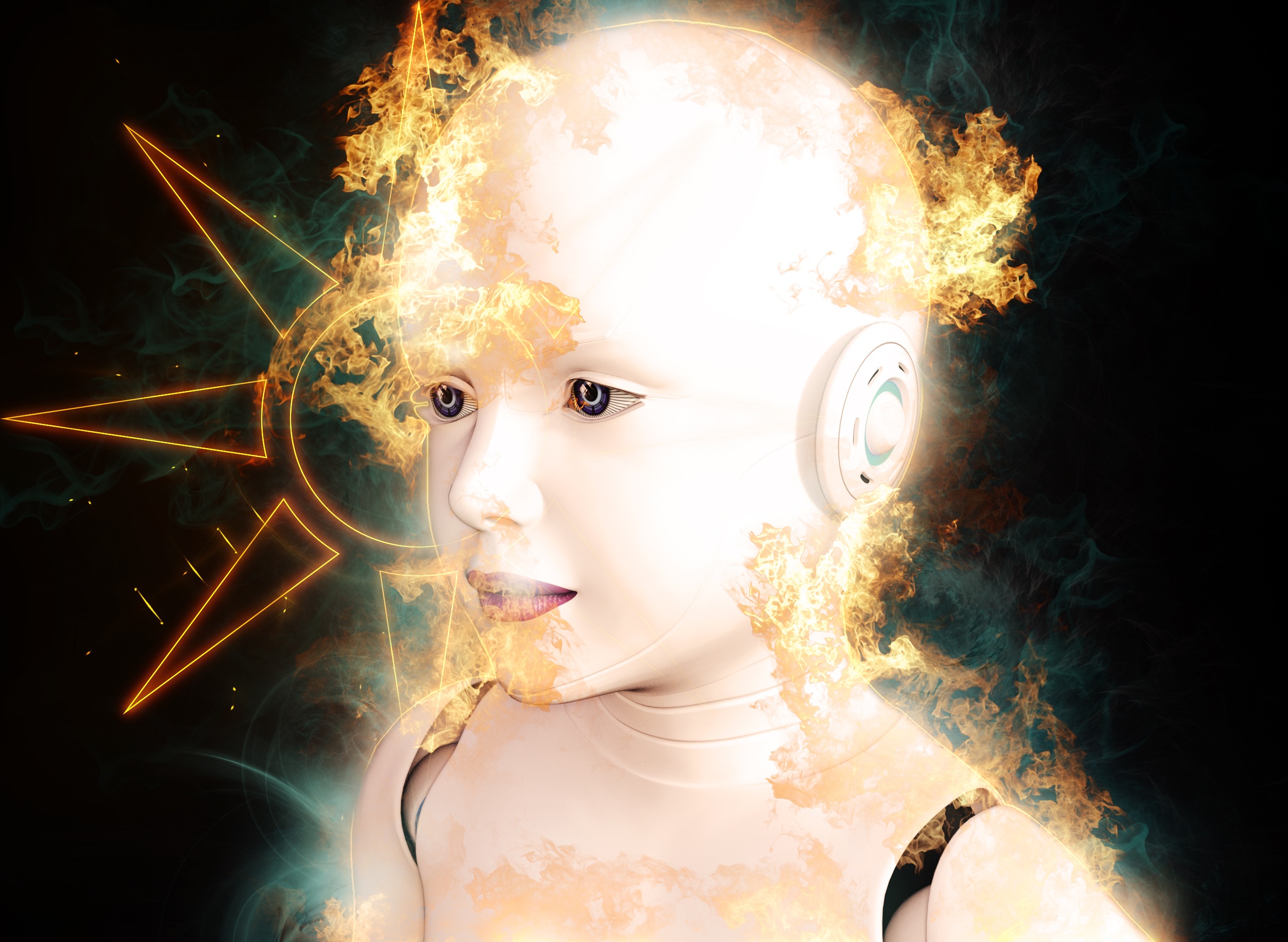 Mystical futuristic mysterious free image download