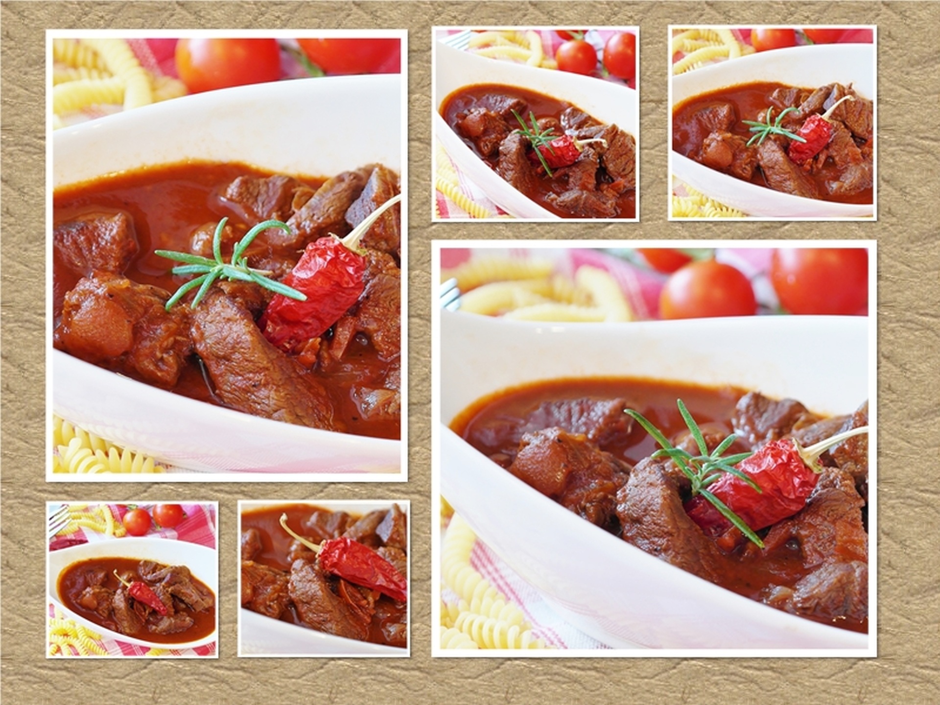 Goulash collage meat beef court free image download