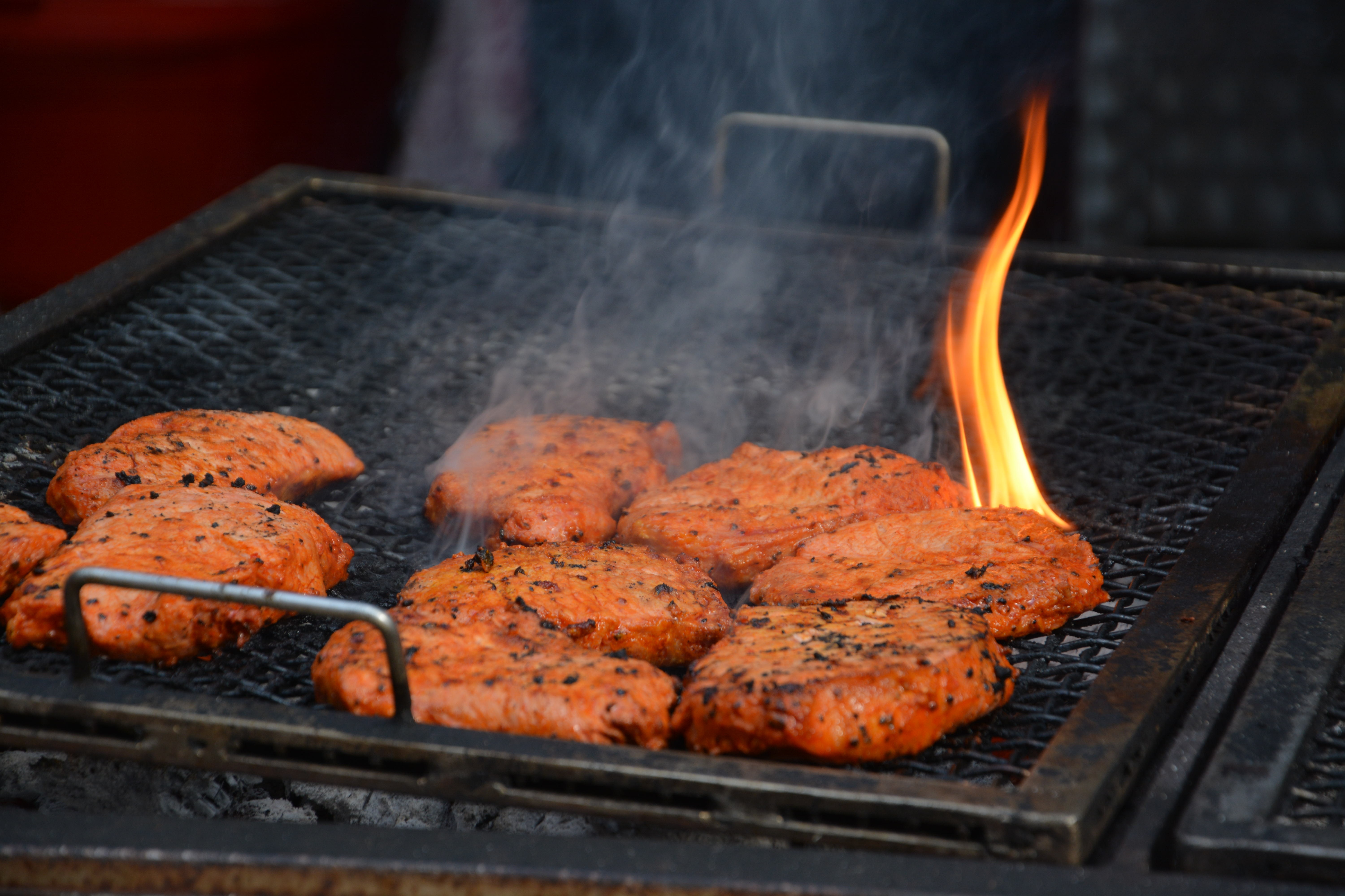 Grill Meat Eat On free image download