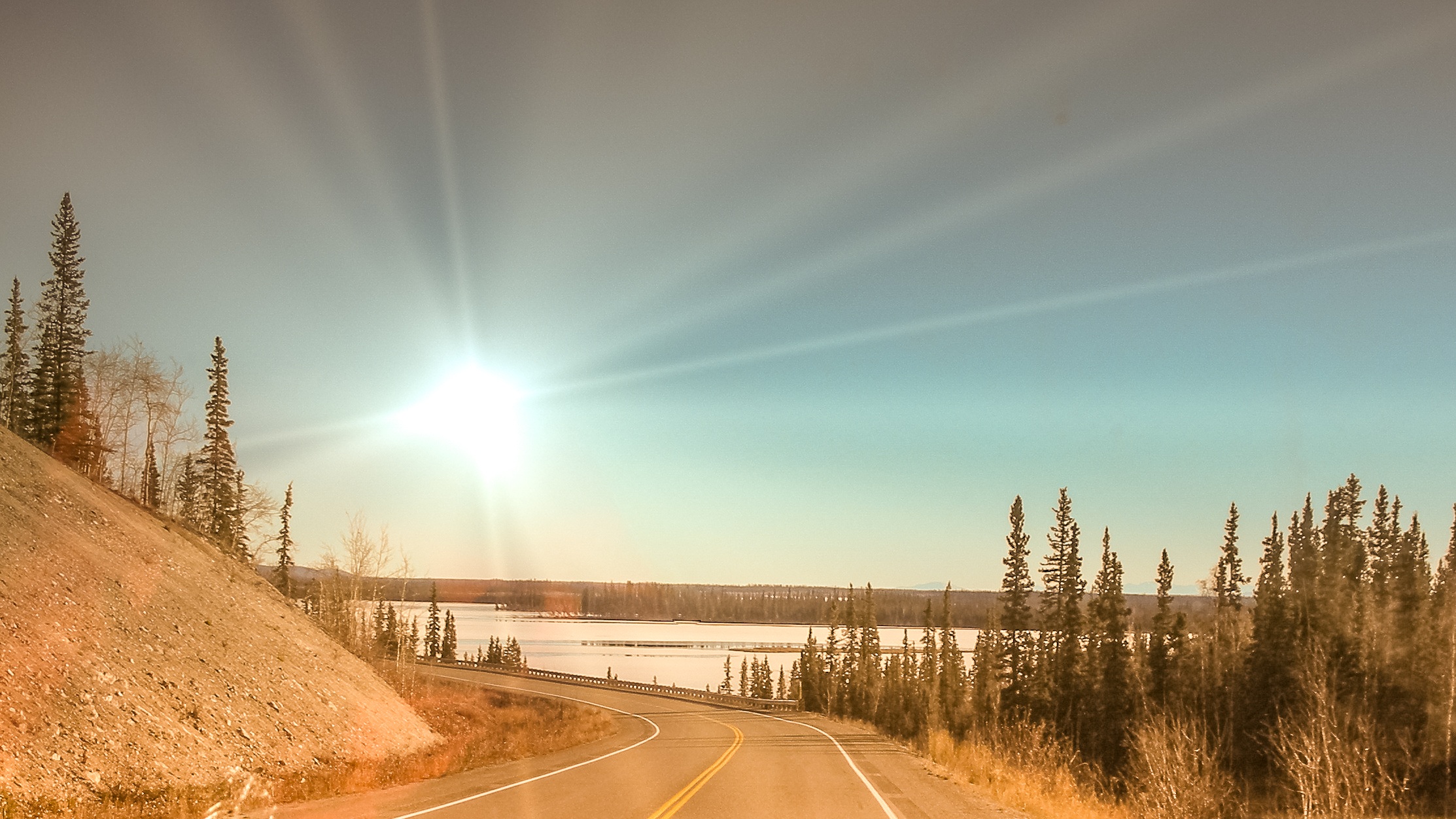 Travel Road Sun free image download