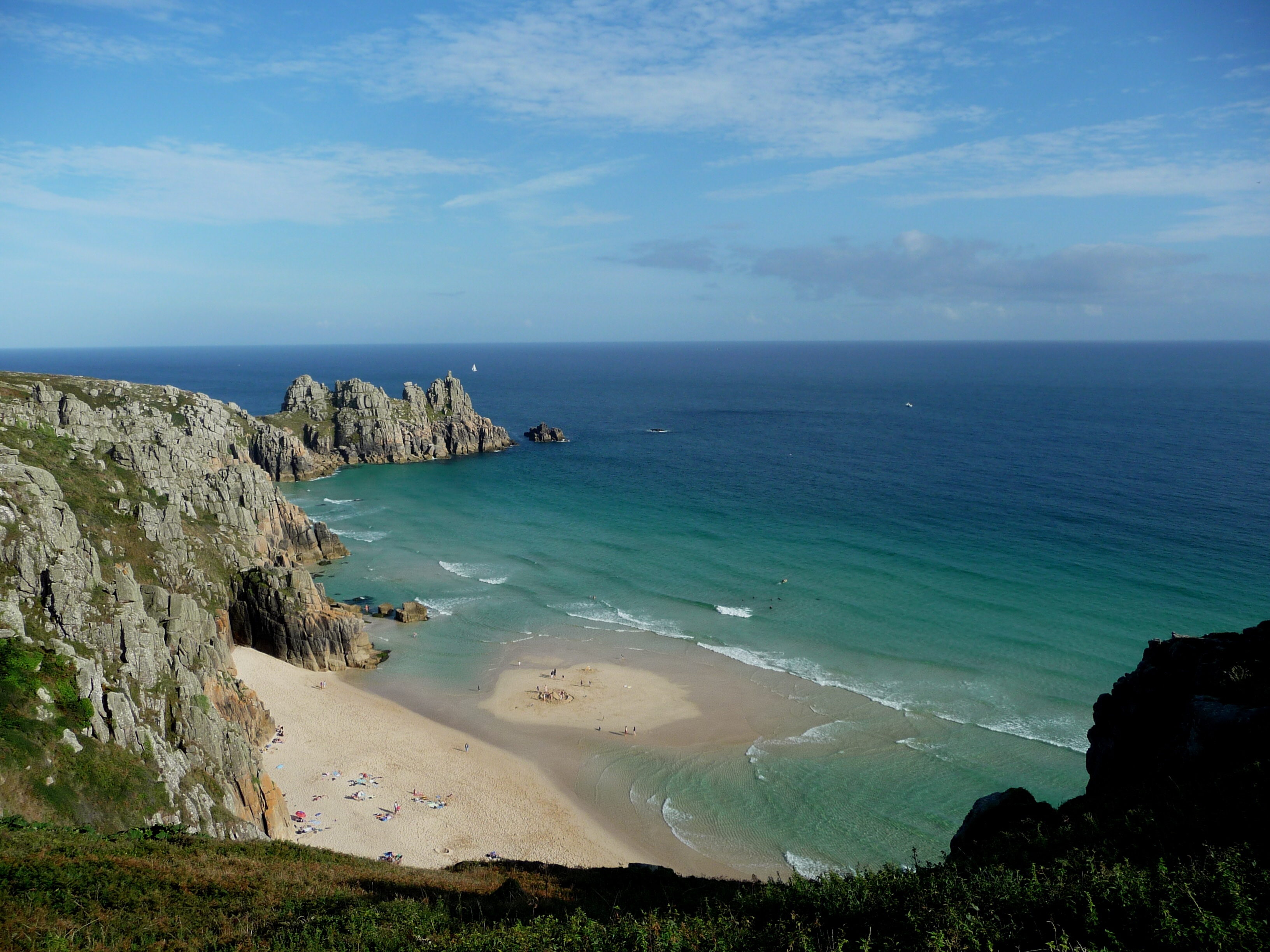 Beach Cornwall view free image download