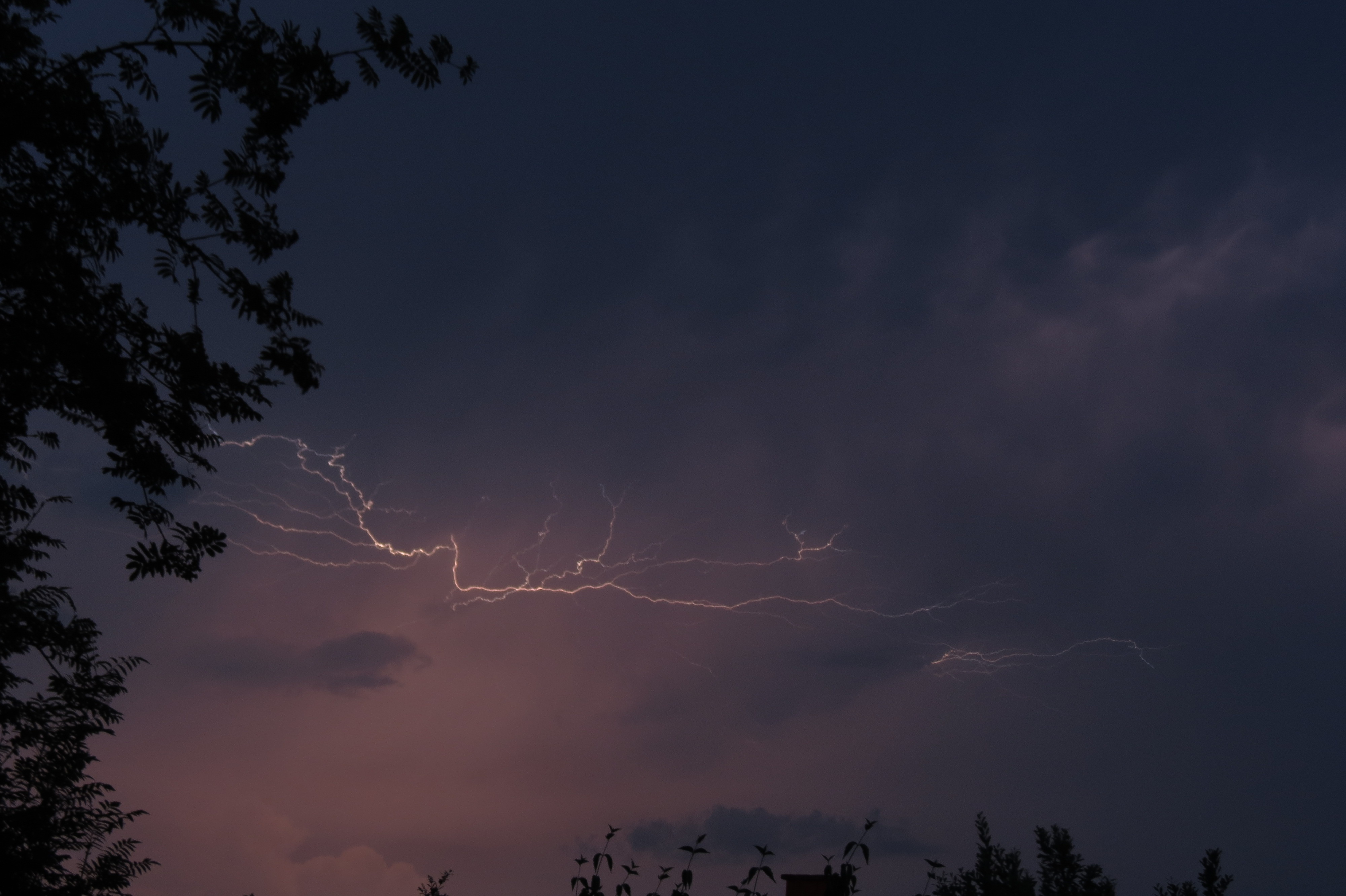 Flash Sky Thunderstorm free image download