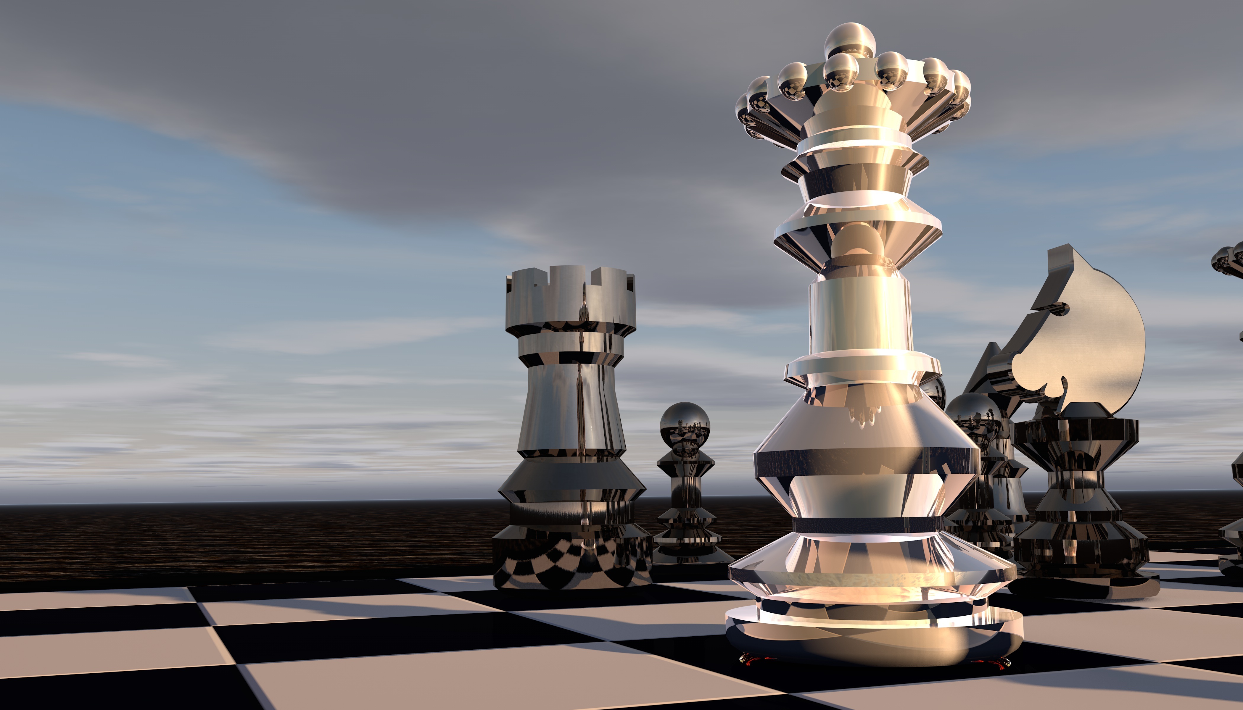 Large glass chess free image download