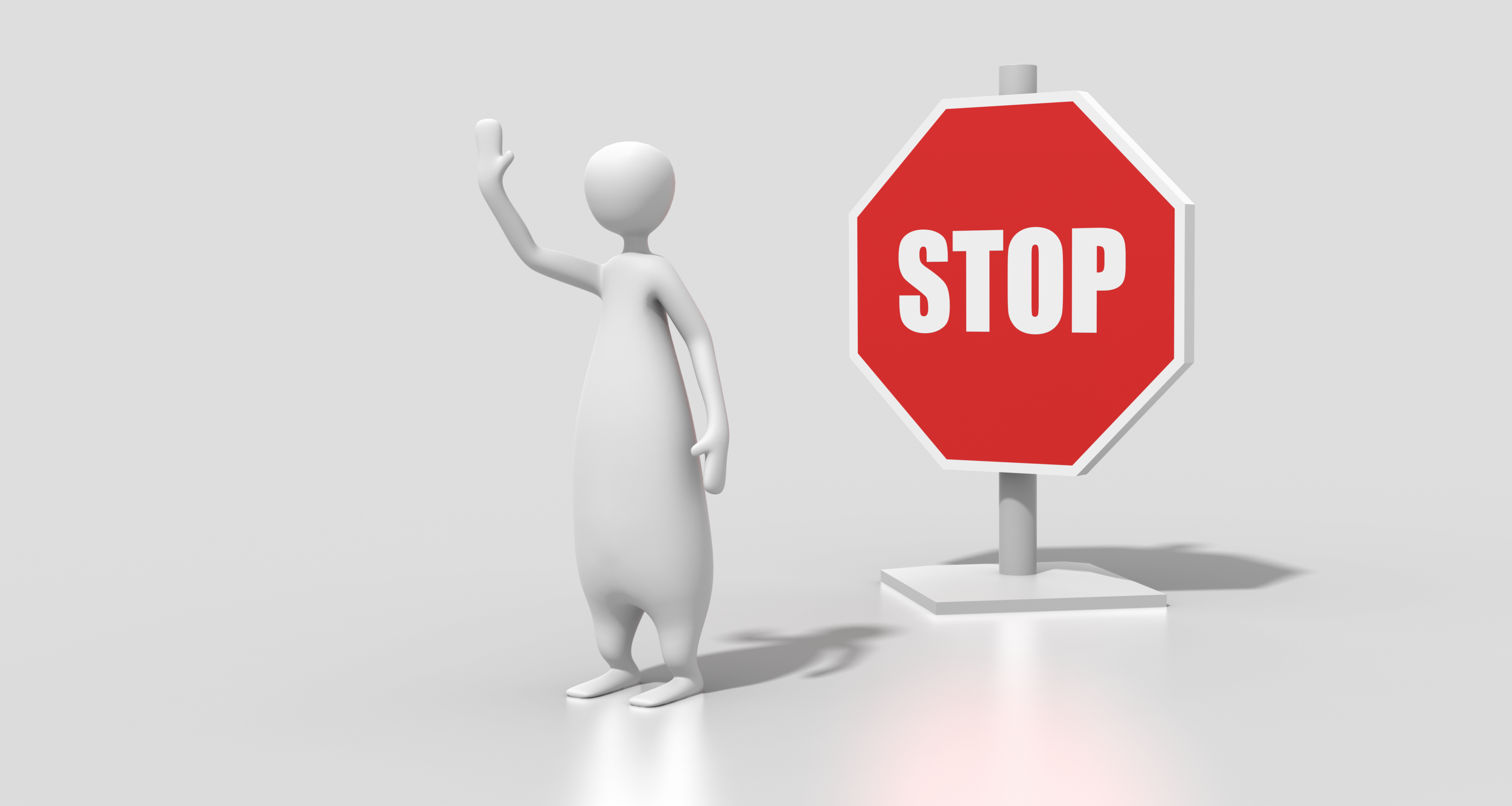 Stop sign character cartoon halt free image download
