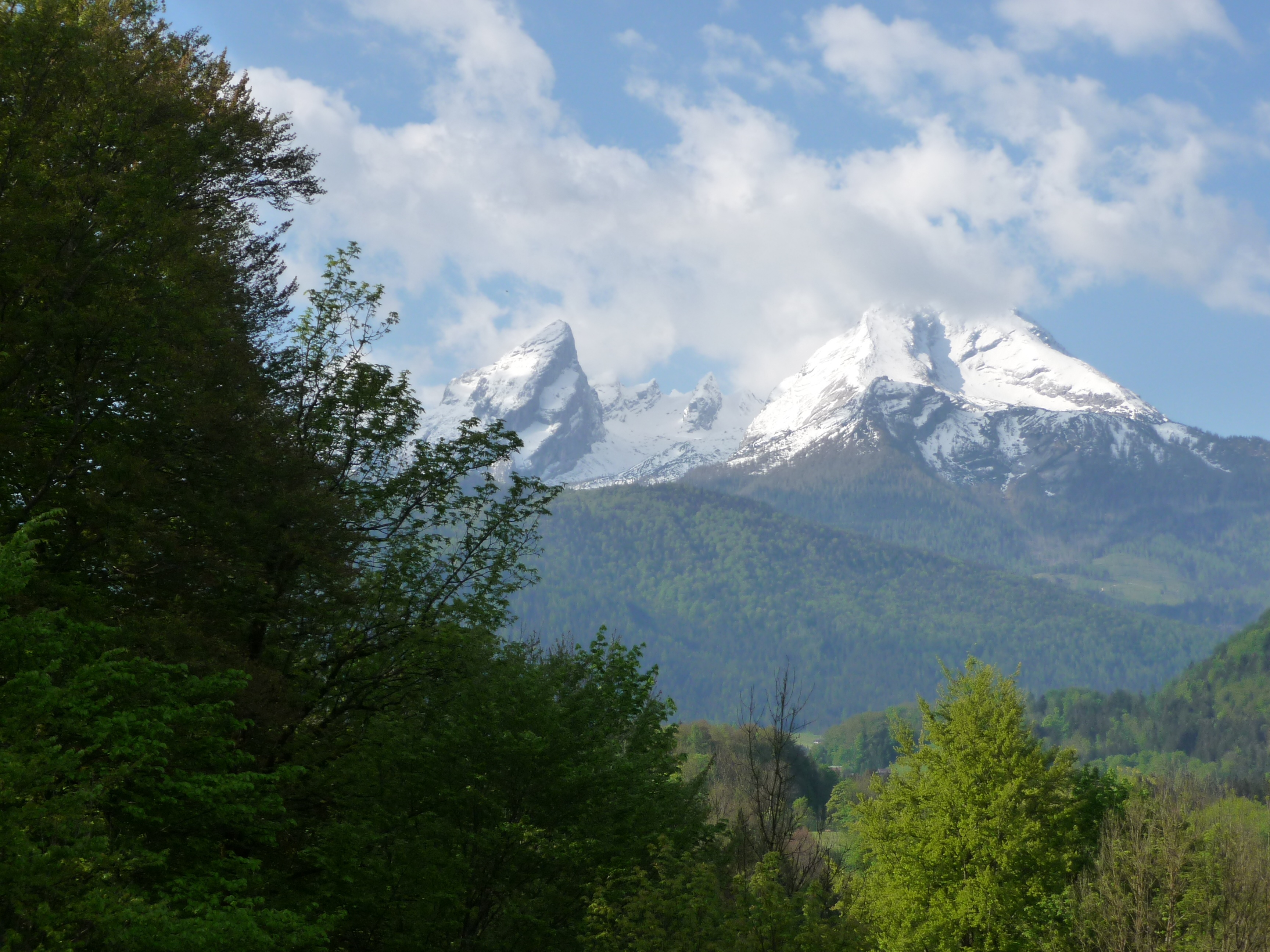 Mountains Watzmann Clouds free image download