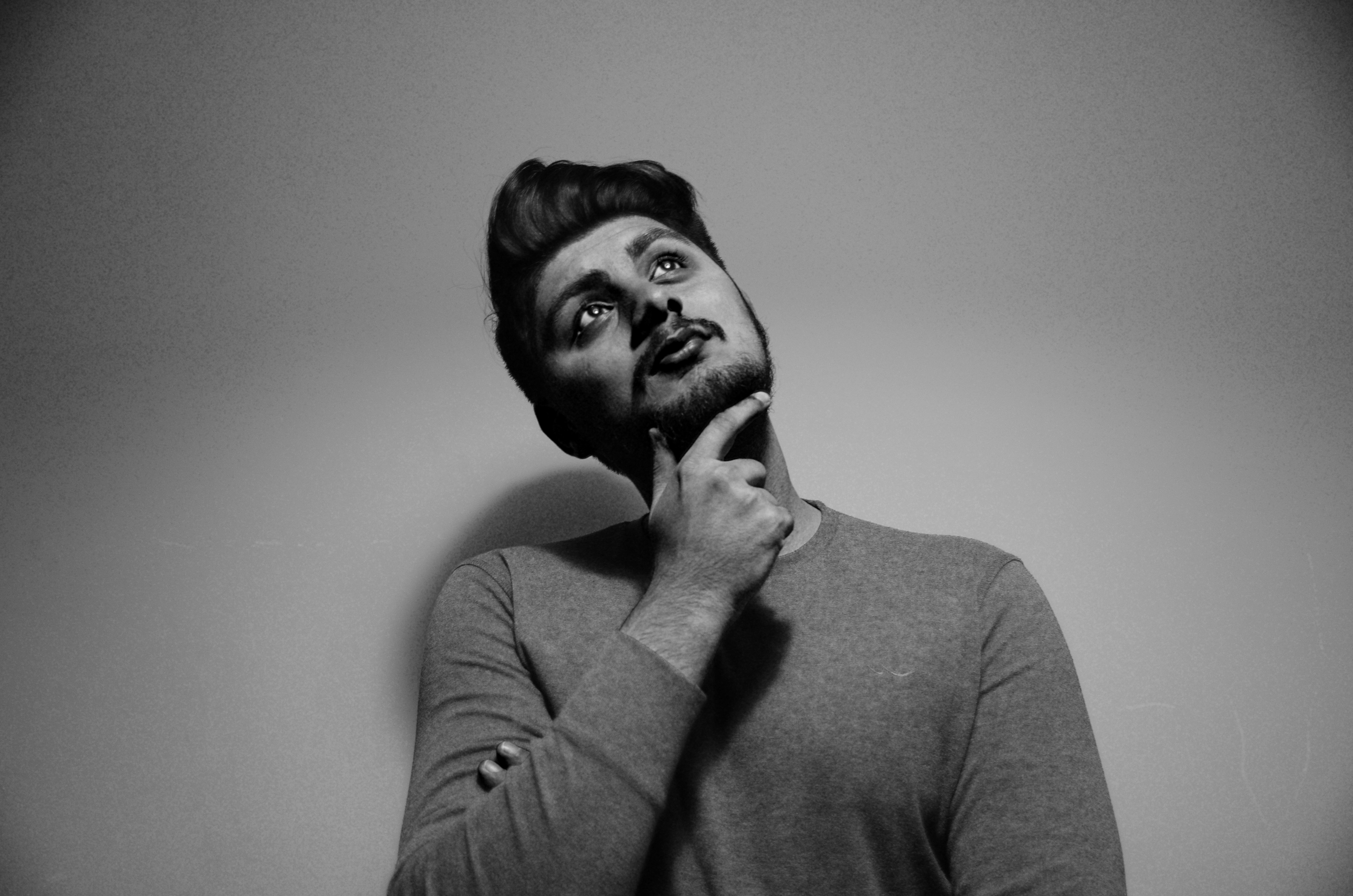 Thoughtful man free image download