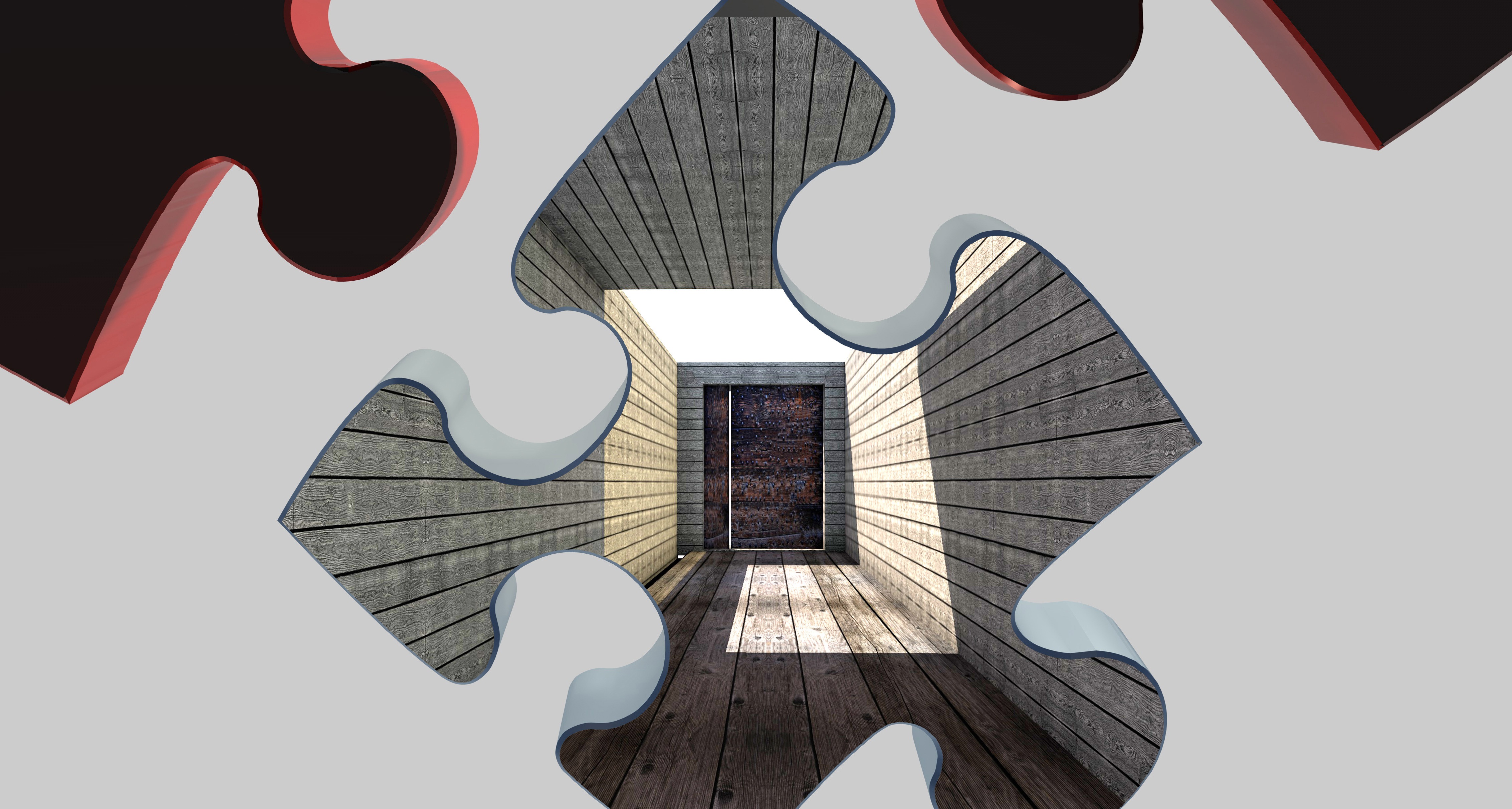 Way out puzzle share 3d task free image download