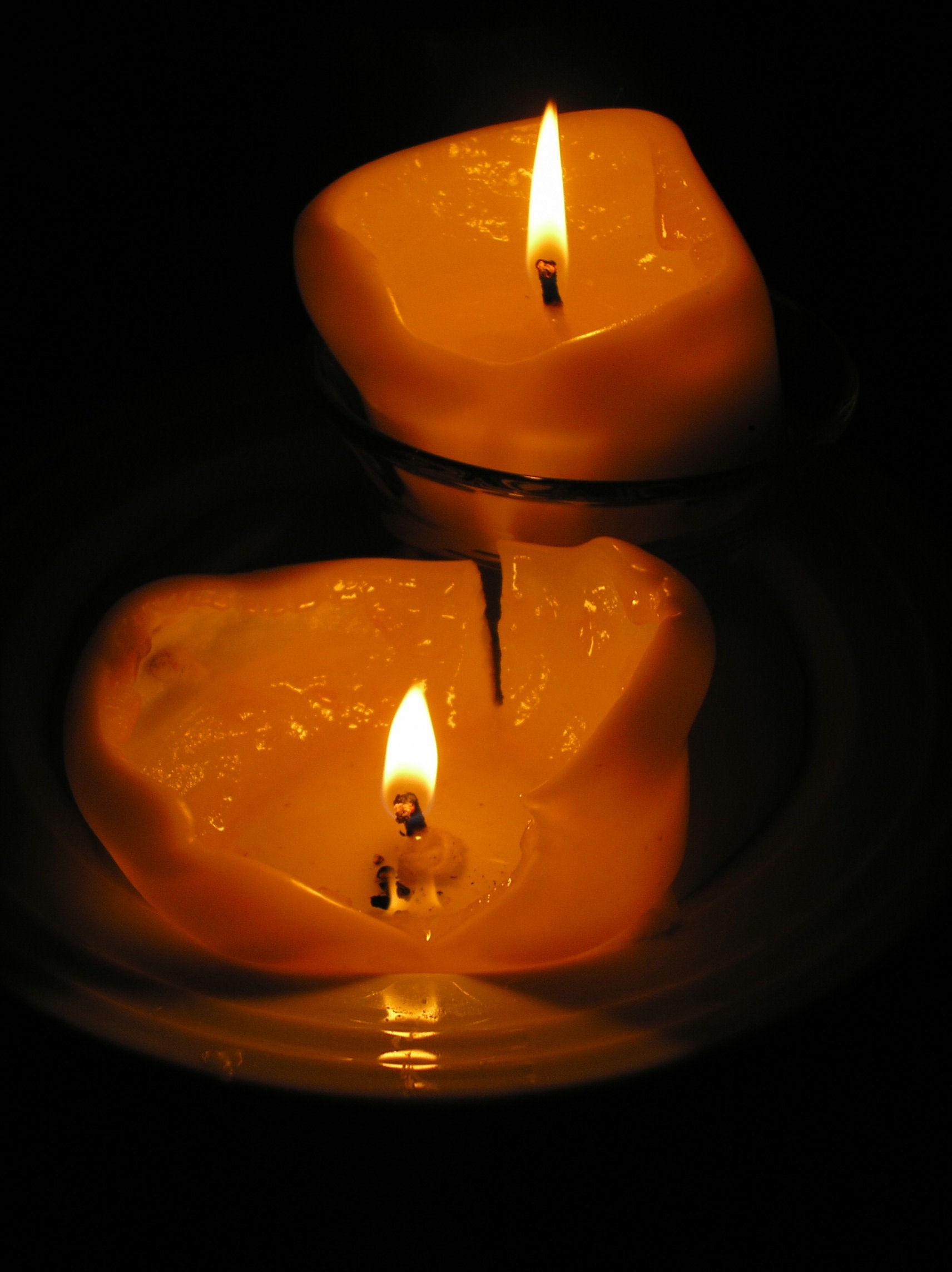 Candles Melting Burning free image download