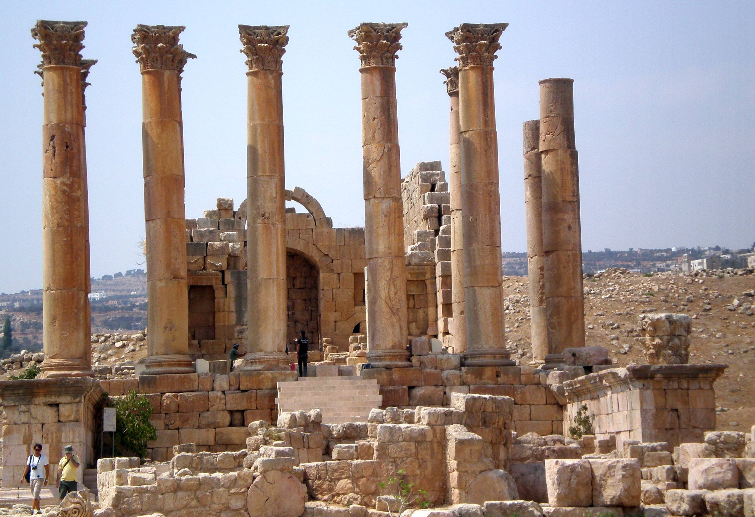 Jordan Gerasa Monuments free image download