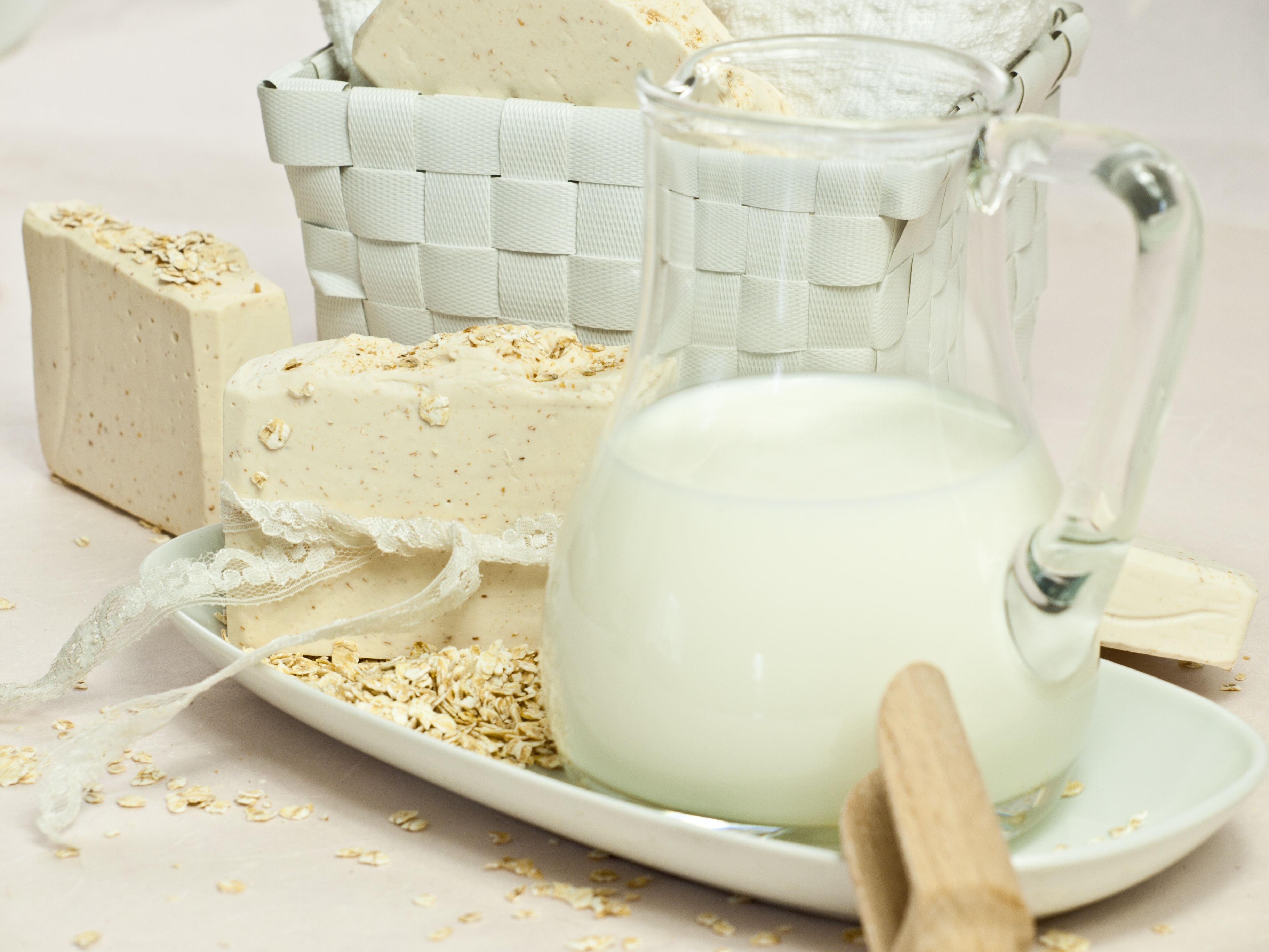 Oatmeal Soap Wash Clean free image download