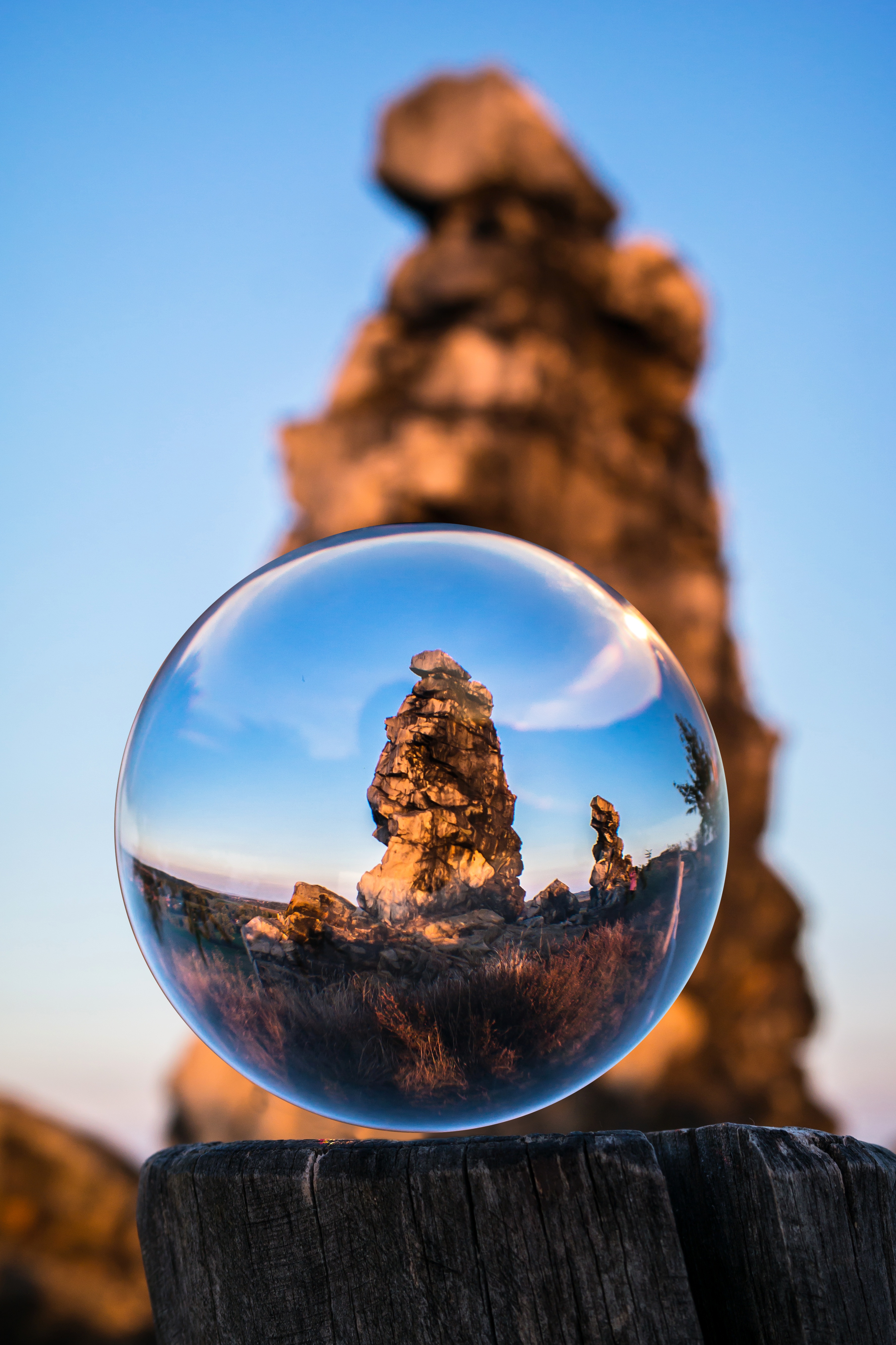 Glass Ball Devil Wall free image download