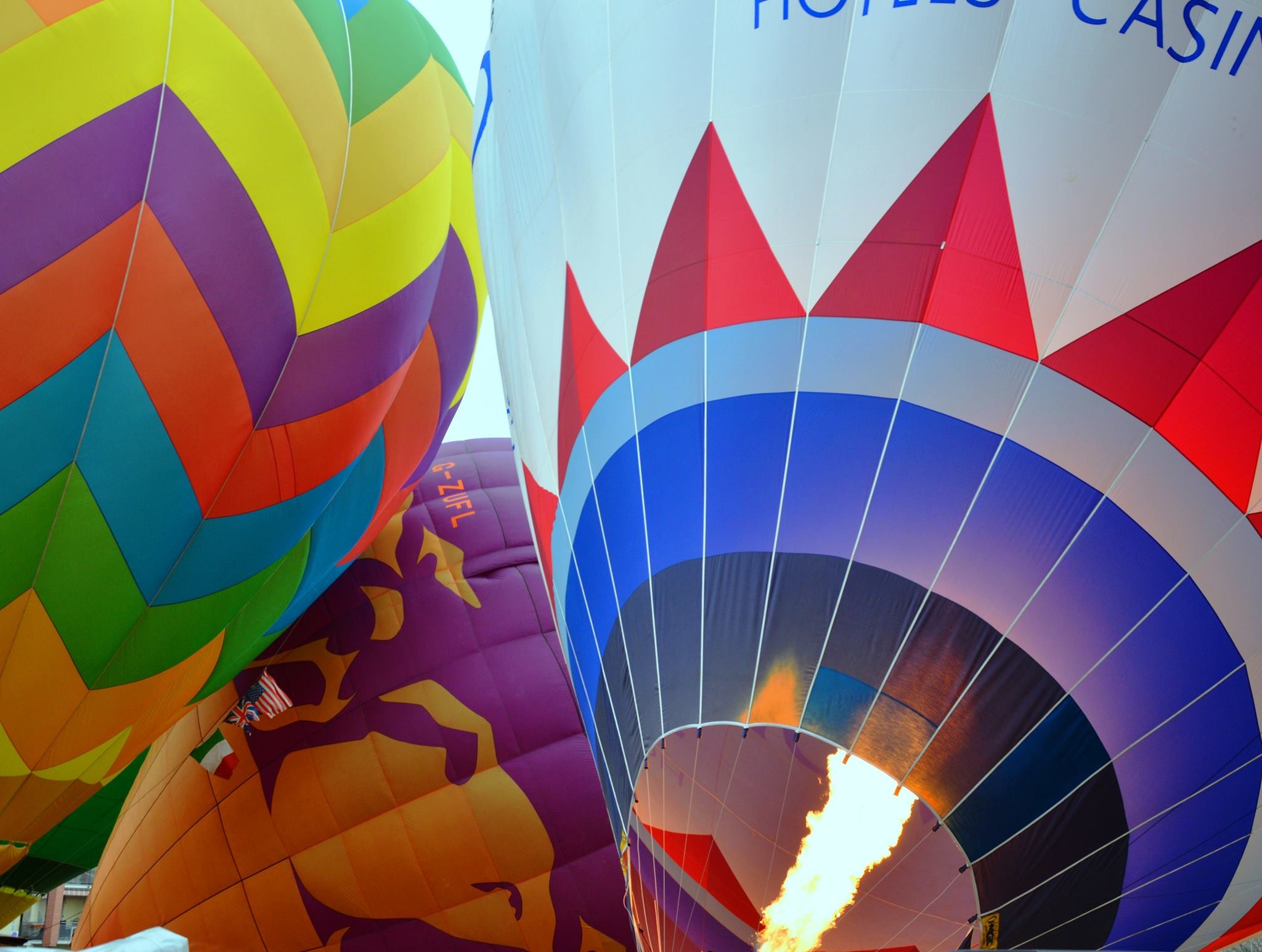 Burning fire in a balloon free image download