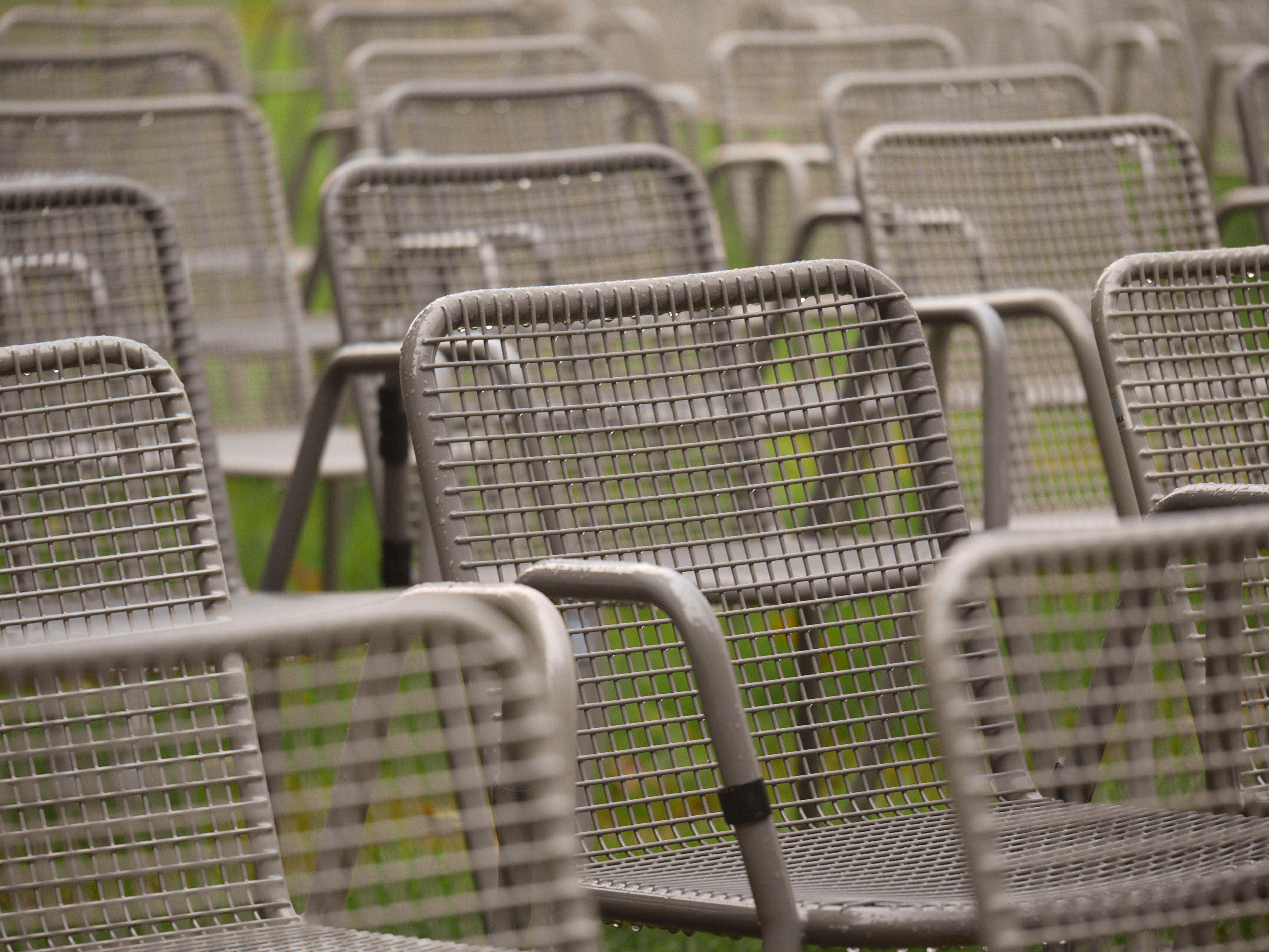 Chairs Metal Event Rows Of free image download