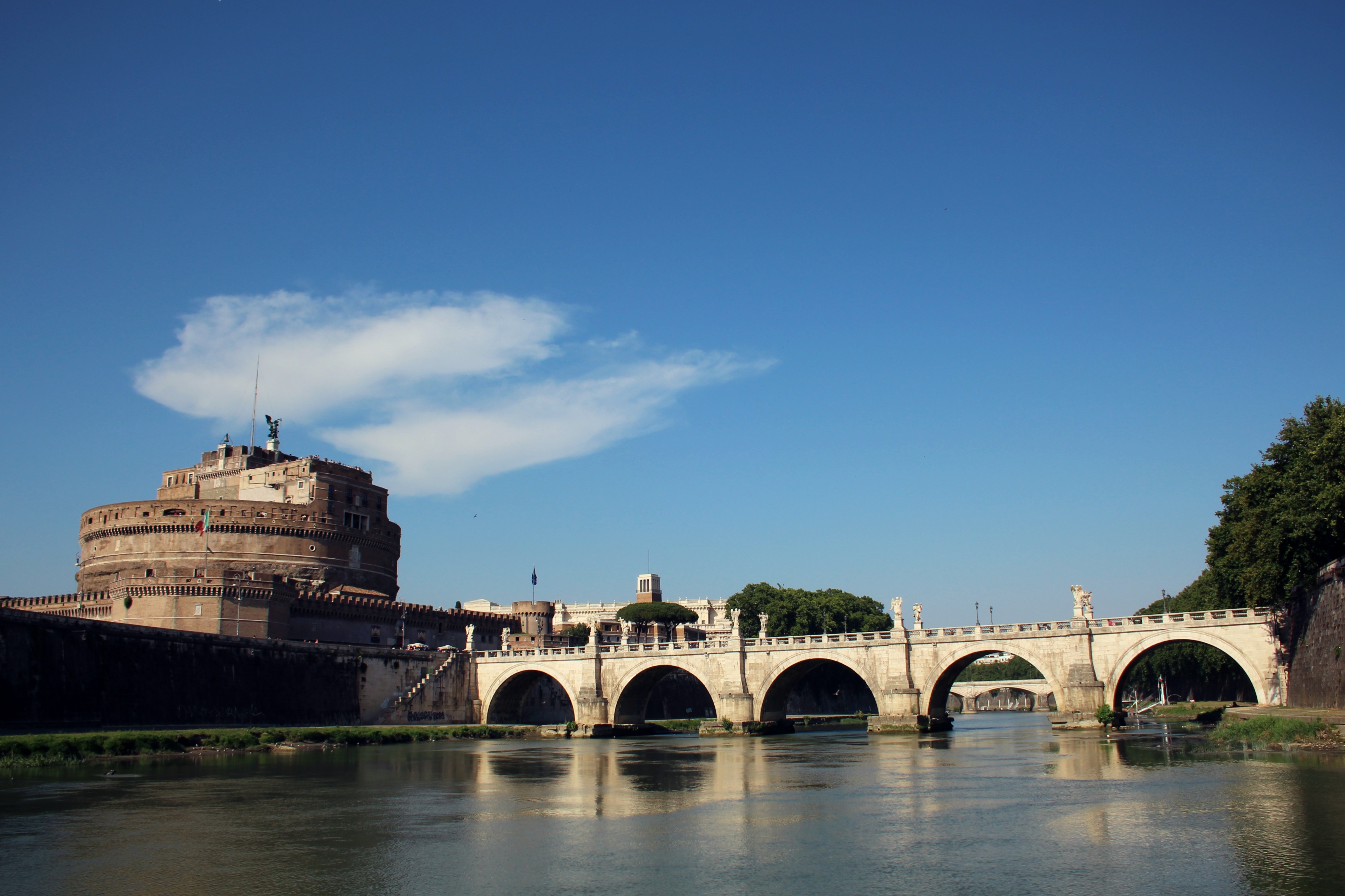 Rome Castle River Castel free image download