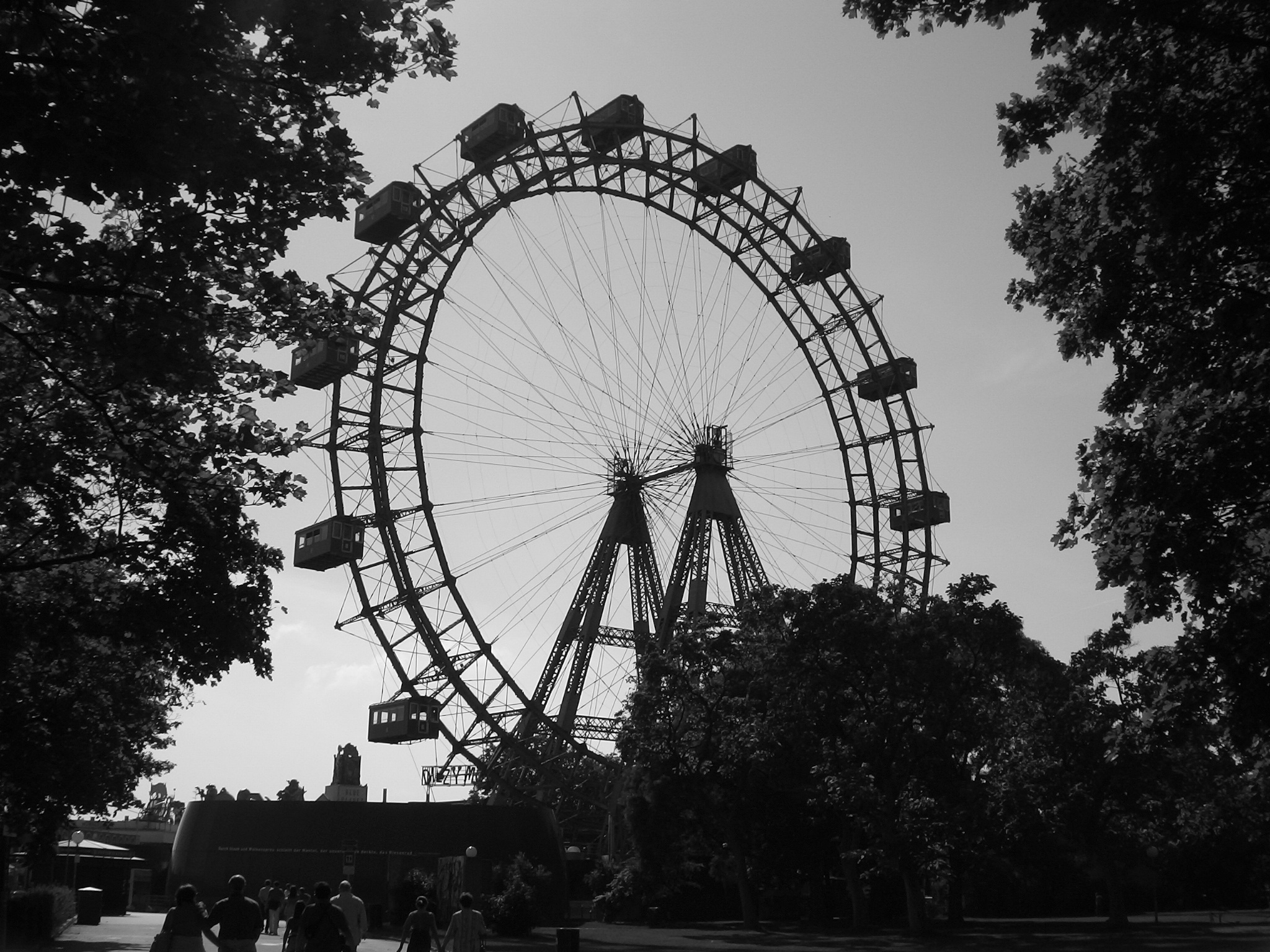Riesenrad Vienna Funfair Amusement free image download
