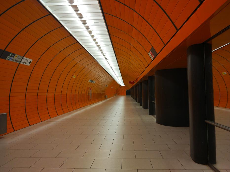 Metro Station Orange free image download