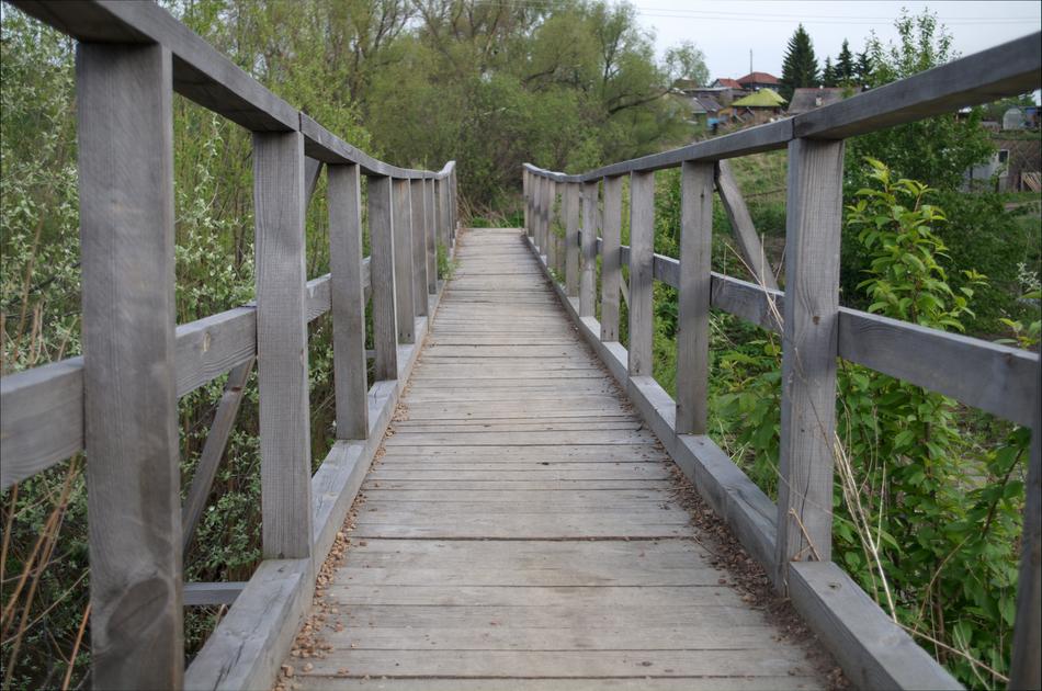 Village Bridge Wood free image download