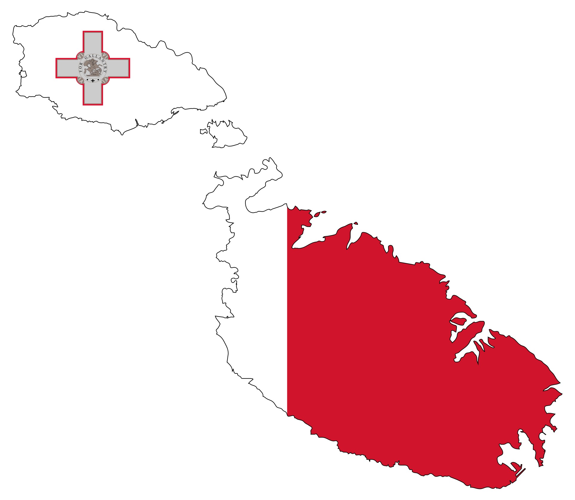 Malta country europe flag borders free image download