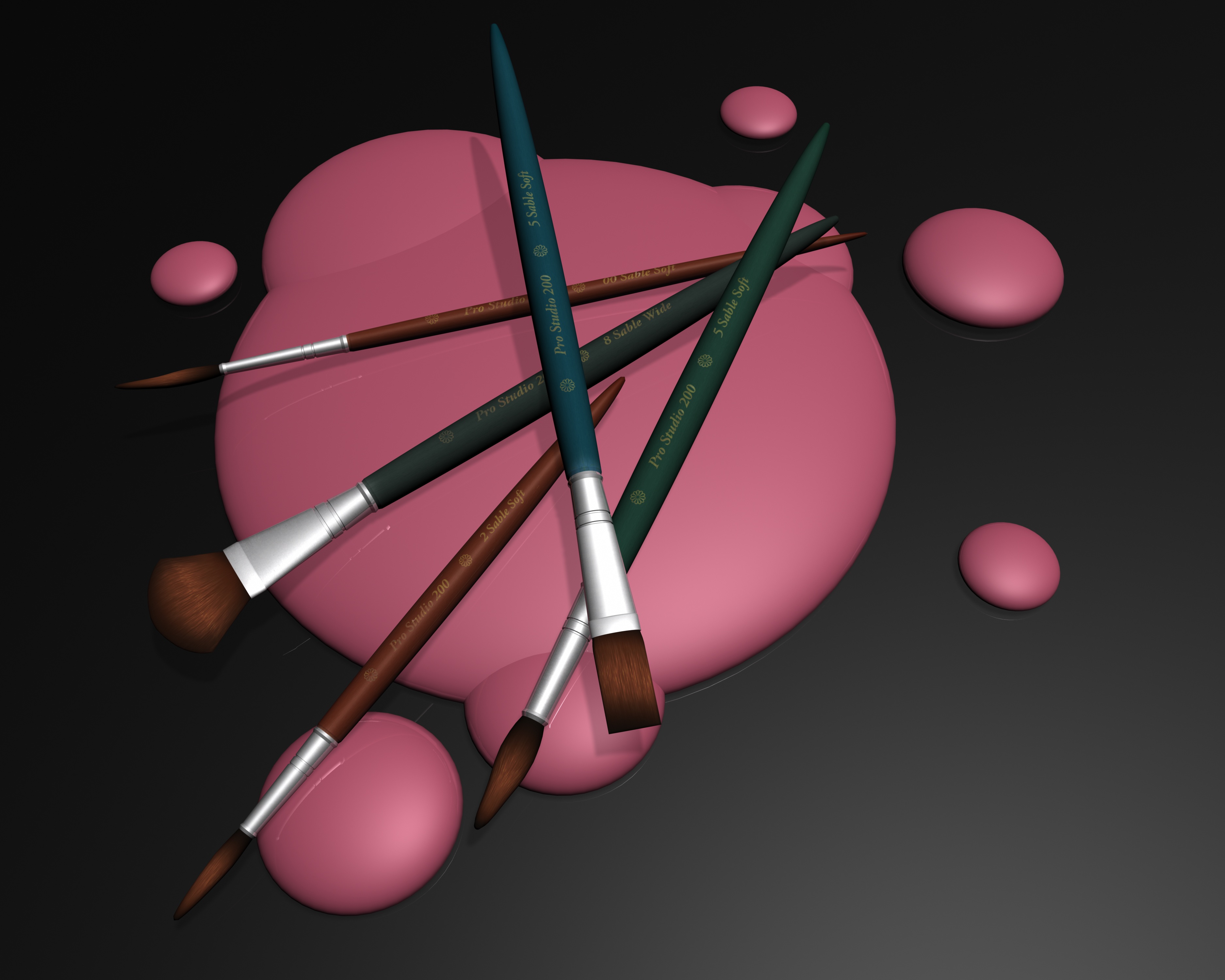 Paintbrush splash brush blot paint free image download